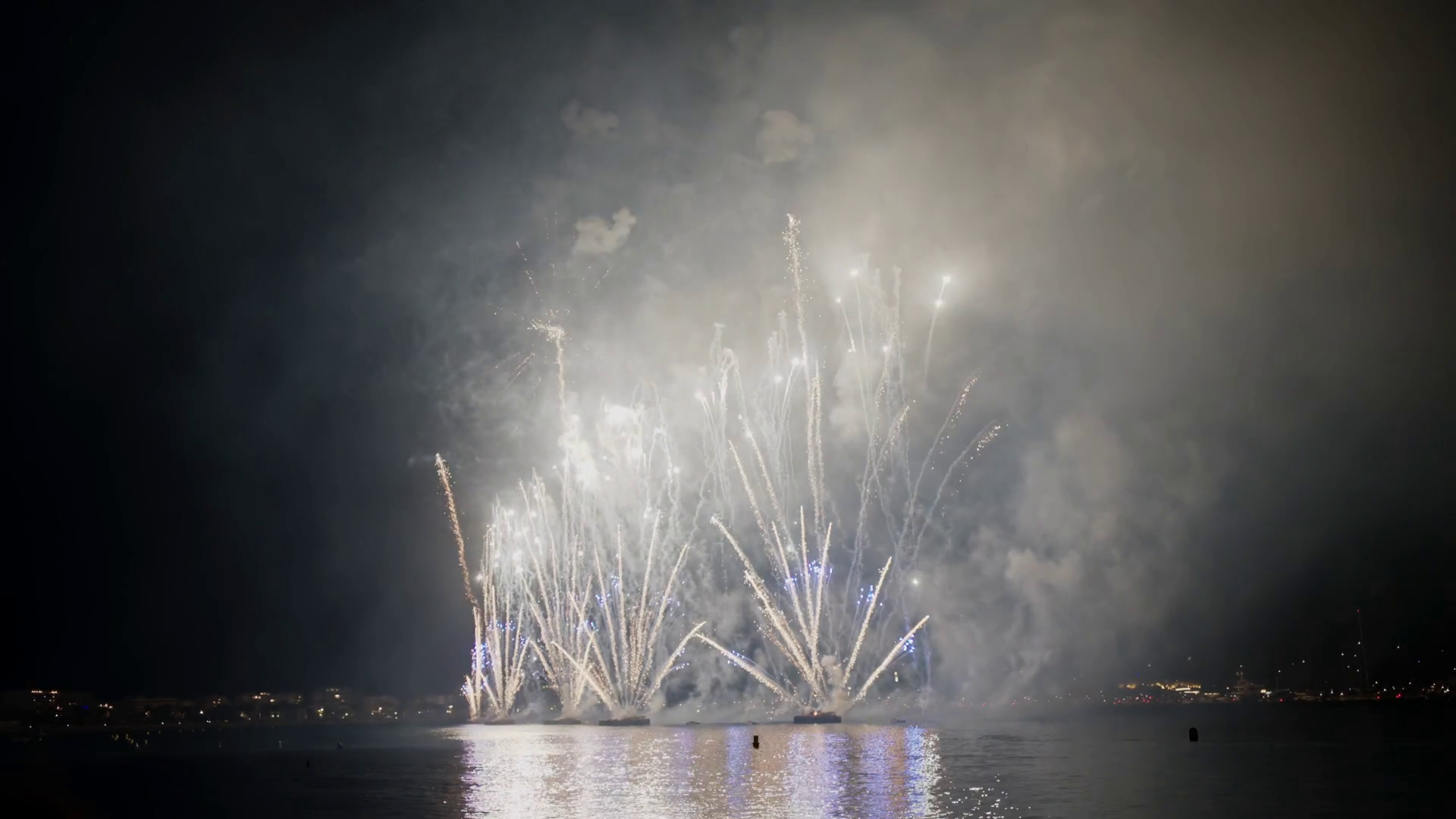 Fireworks At Cannes Fireworks Festival At Stock Footage SBV-352414923 ...