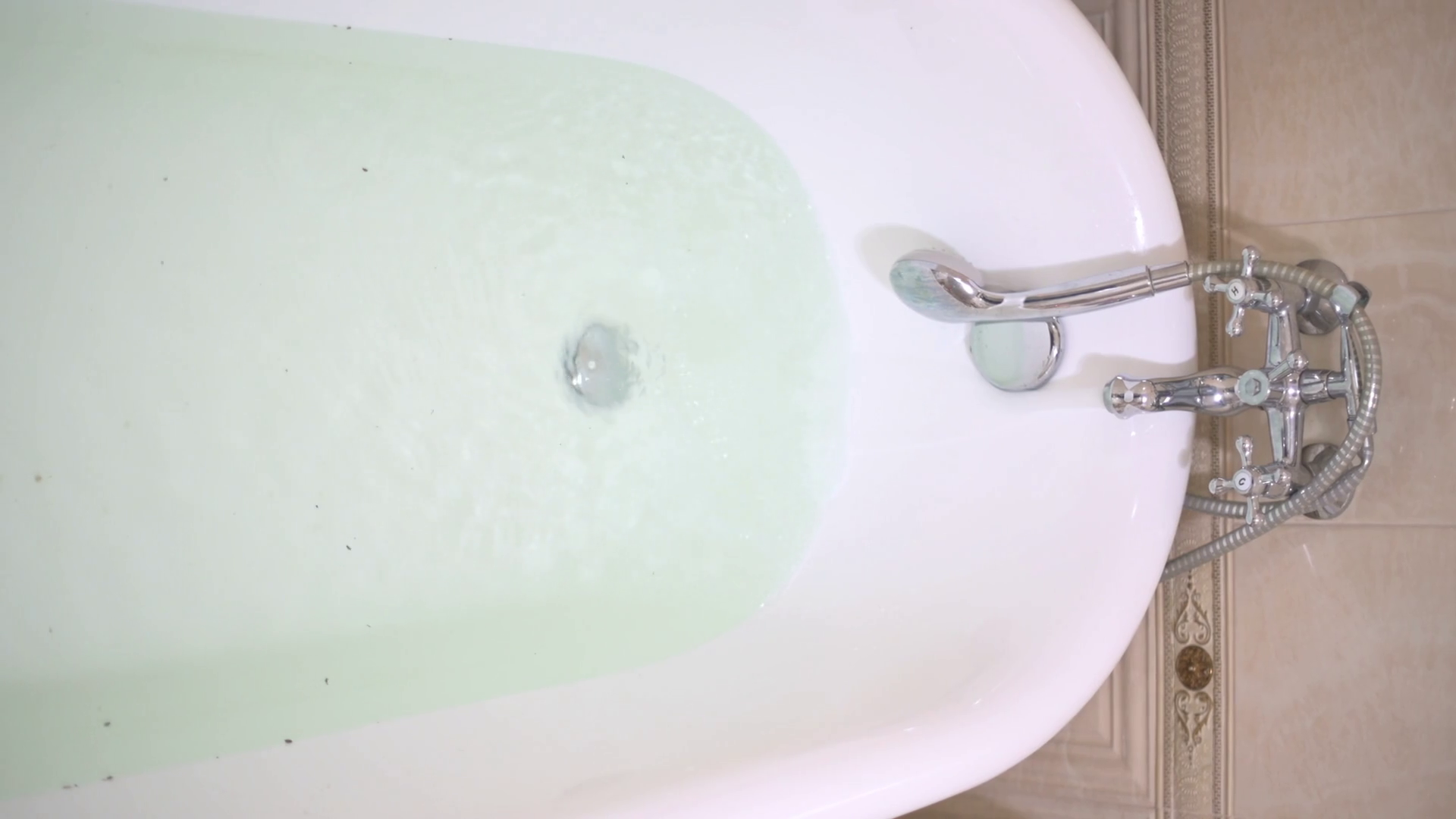Water Pouring In Filling Bathtub Stock Footage SBV-352493954 - Storyblocks
