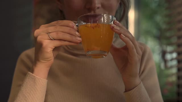 Tea Drinking Stock Footage: Royalty-Free Video Clips - Storyblocks