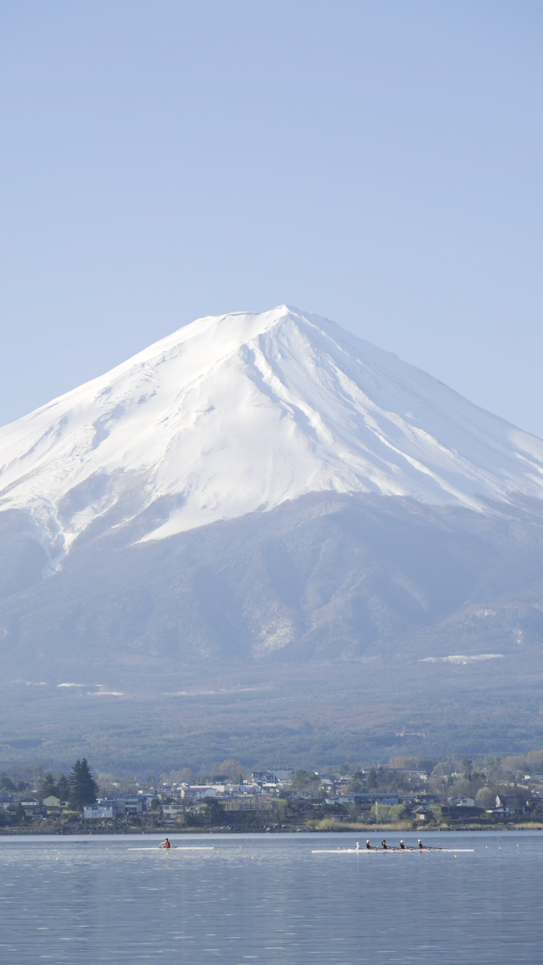 A Breathtaking View Of Mount Fuji Surrounded Stock Footage SBV ...