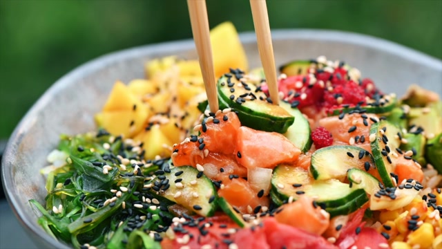 Sushi Bowl Stock Footage: Royalty-Free Video Clips - Storyblocks