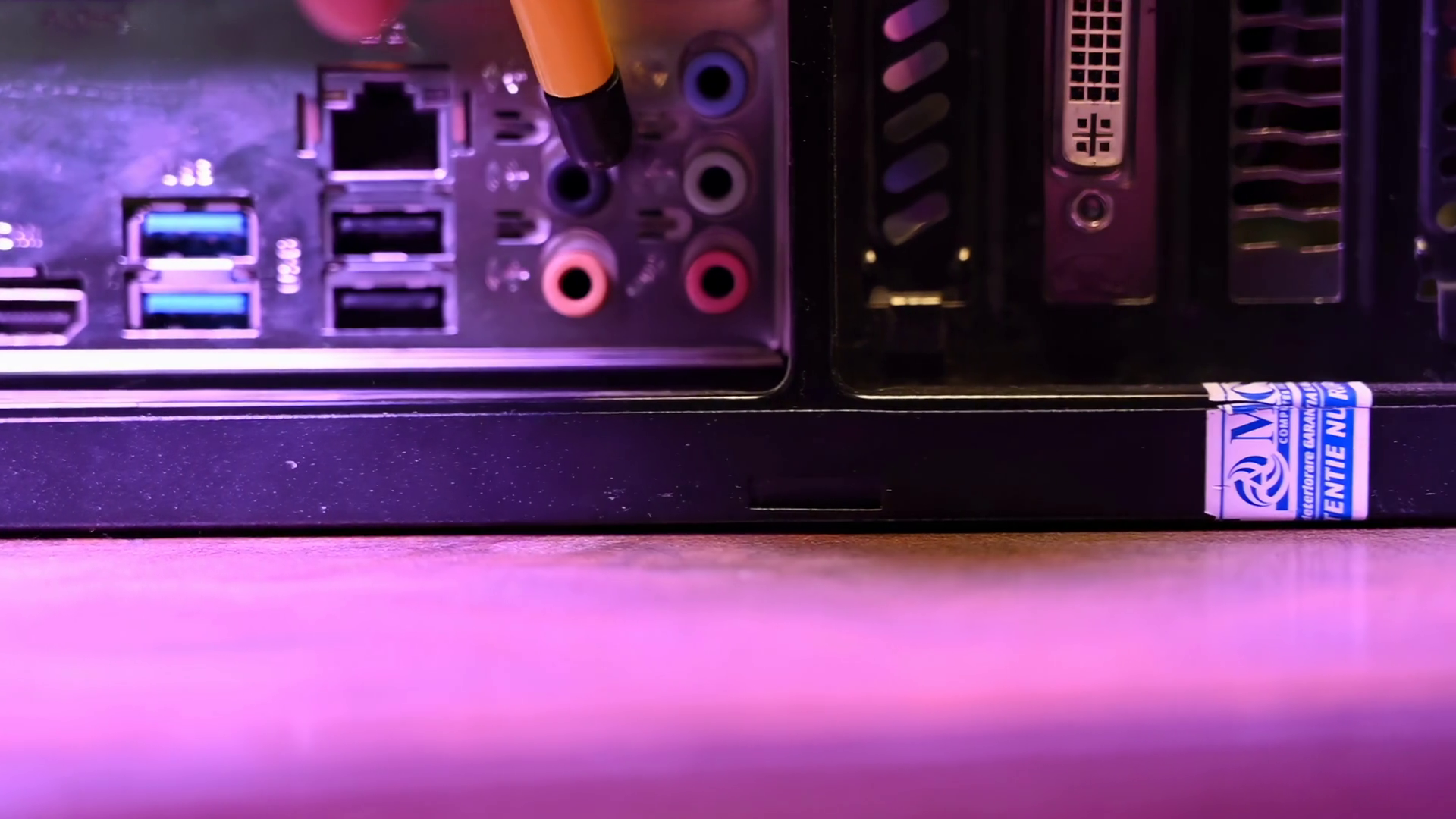 Close Up Of Man Cleaning Dust From Computer Stock Footage SBV-352702500 ...