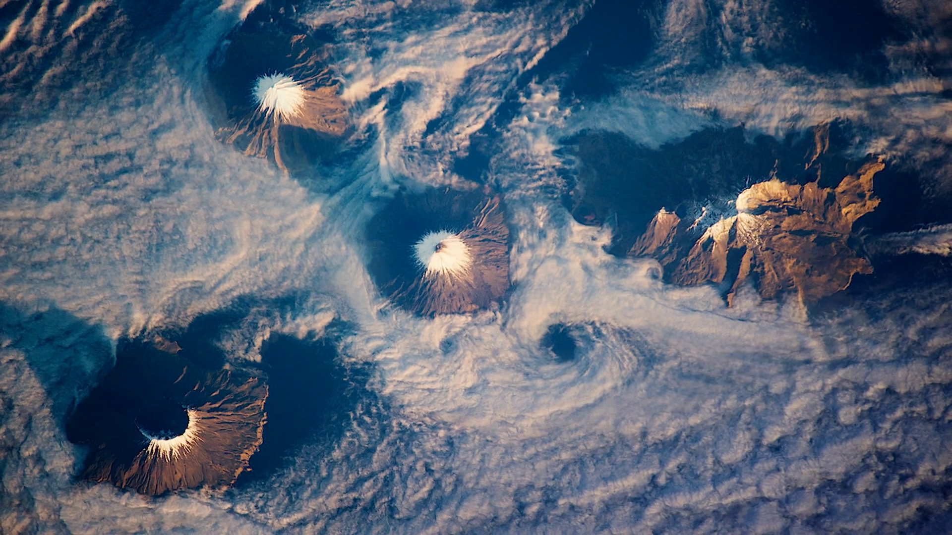 Alaska Aleutian Island Volcanoes Sunrise Stock Footage SBV-348532813 ...