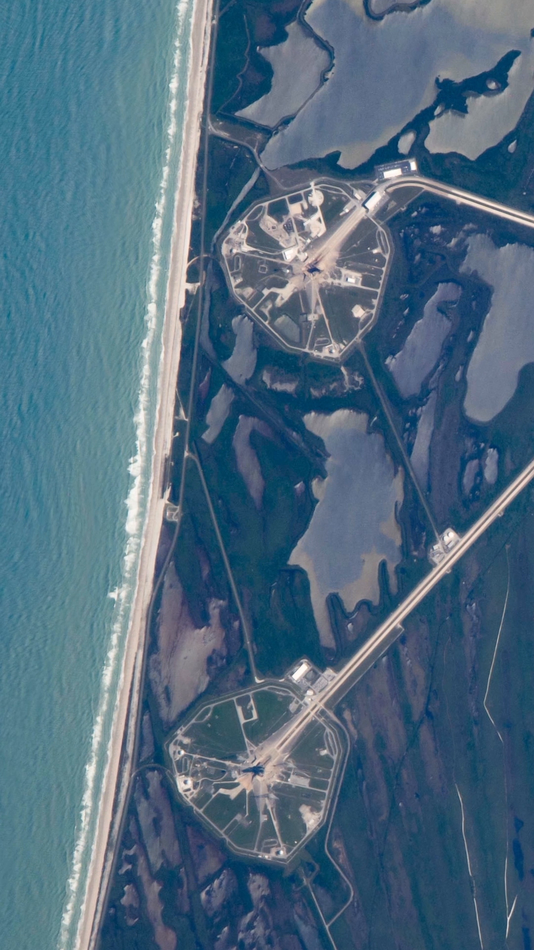 Space Travel Launch Pad Station Aerial Stock Footage SBV-353177860 ...