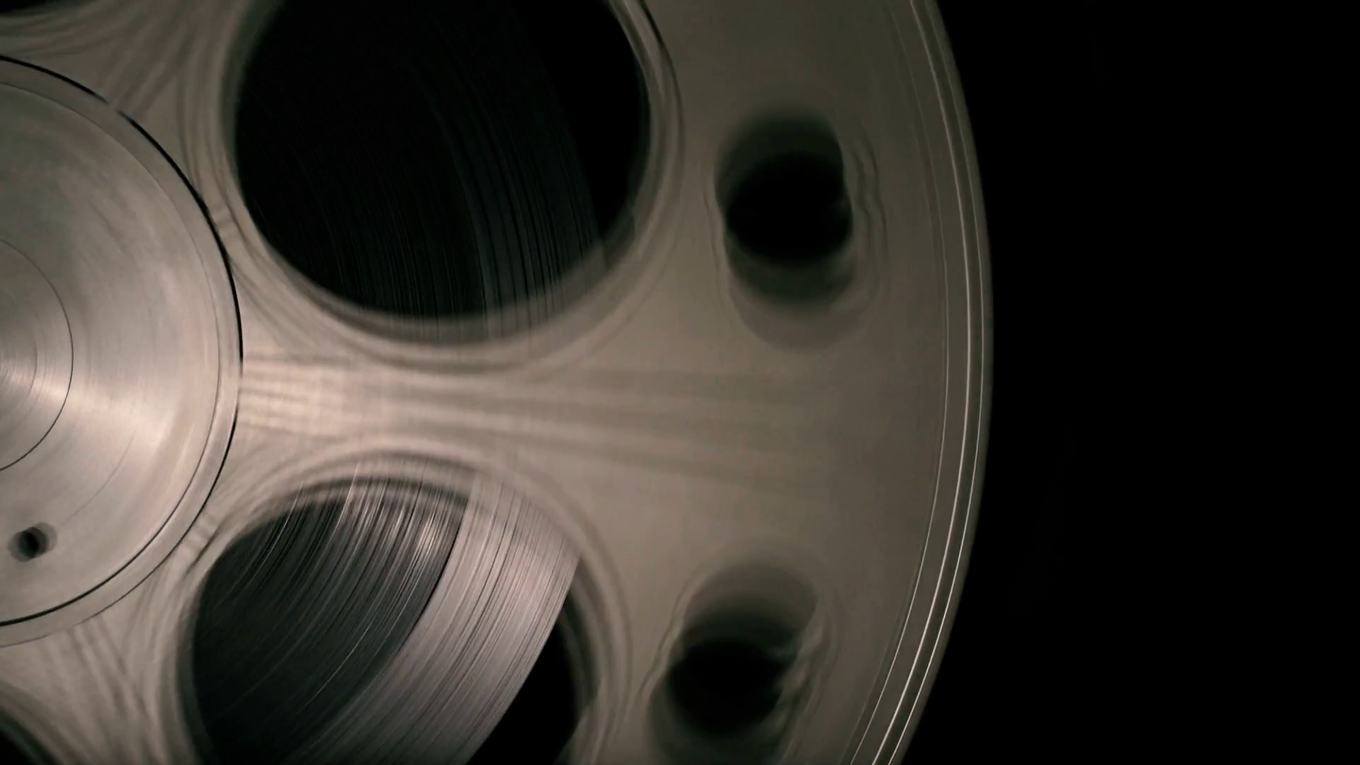 Vintage Movie Projector Reel Running Stock Footage SBV-348557386 ...