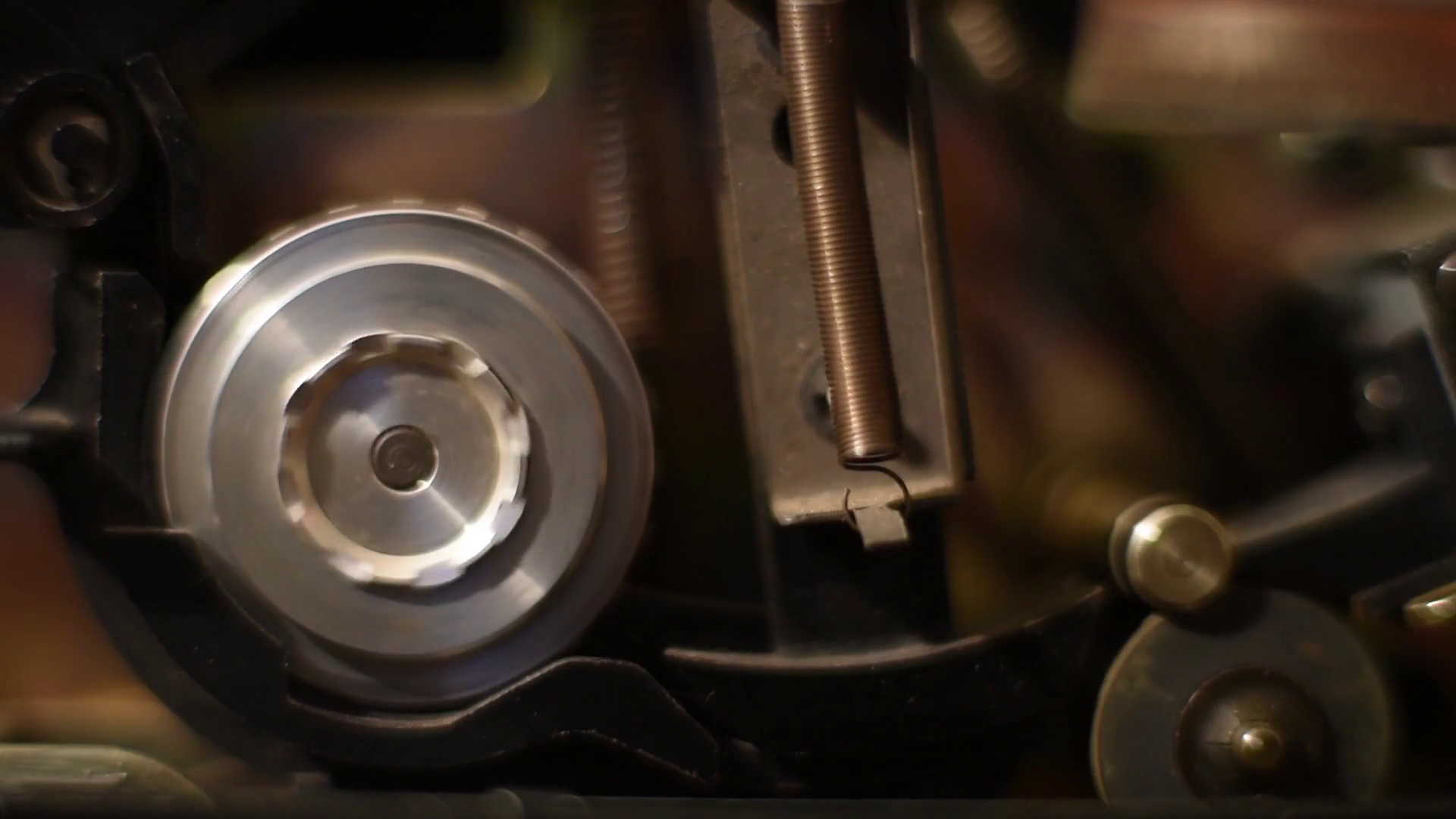 Vintage Old Movie Projector Takeup Sprocket Stock Footage SBV-348430458 ...