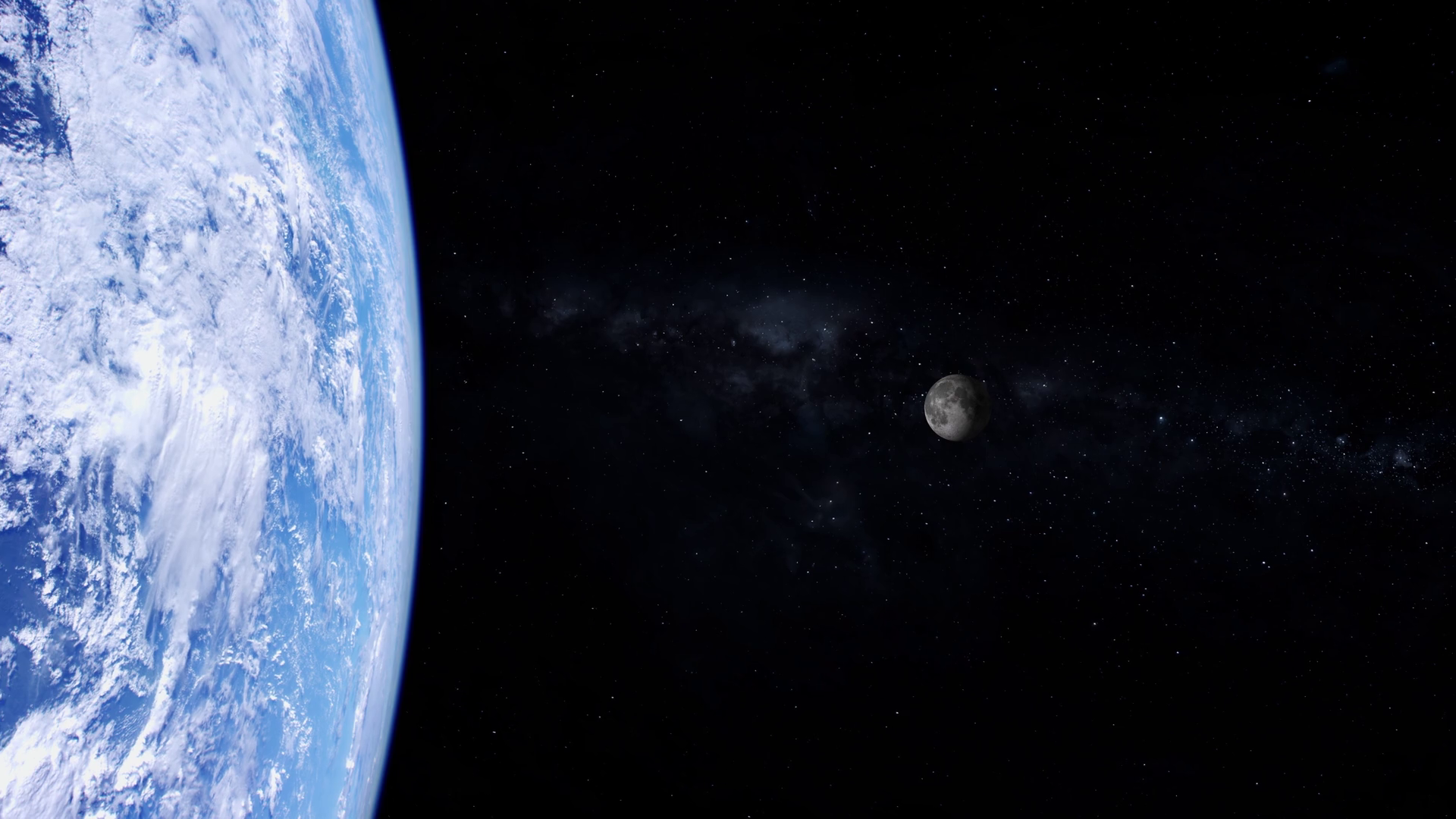 Earth View From Space Day Light Blue Ocean Stock Footage SBV-348529020 ...