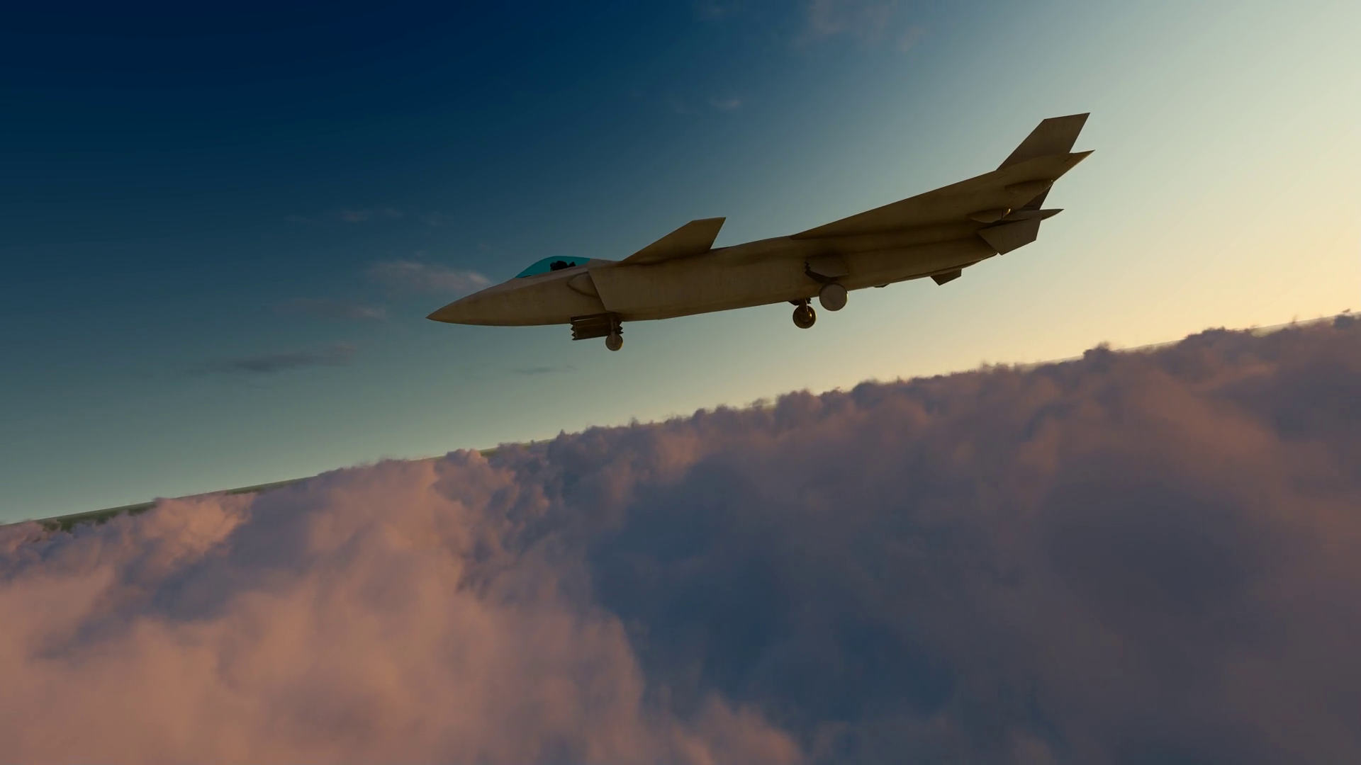 A Group Of J 20 Fighter Jets Flying In Clouds Stock Footage SBV ...