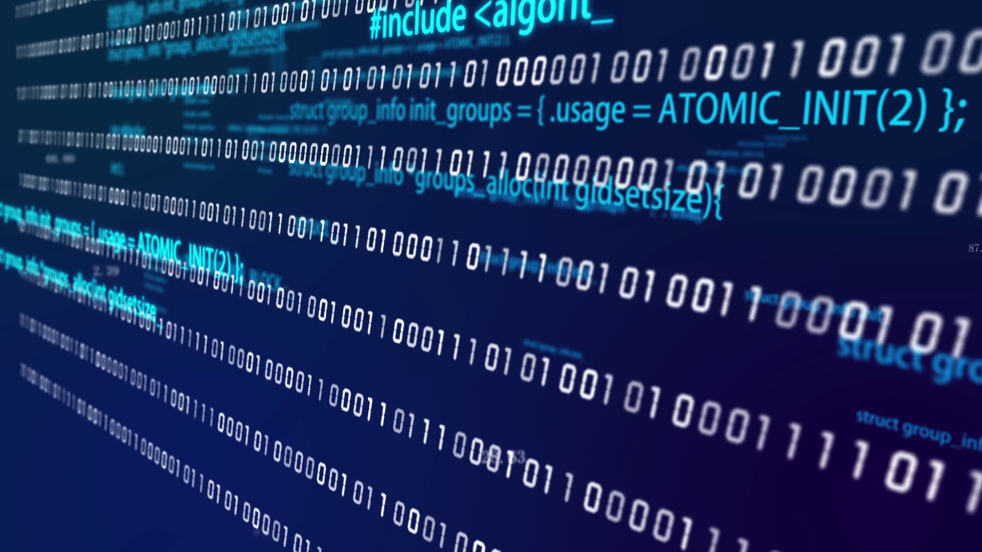 Internet Data Information Security Code Stock Motion Graphics SBV ...