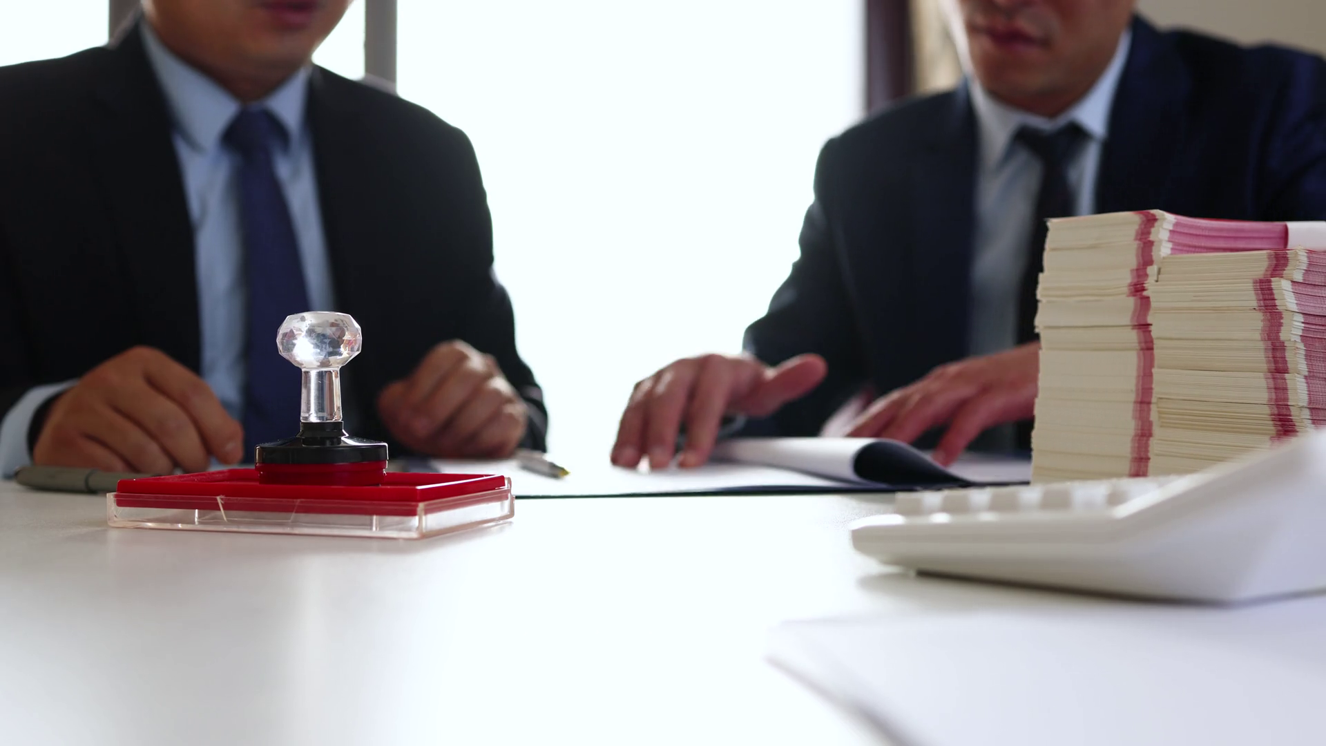 Leaders Receive Bribes Favor Fees Signing Stock Footage SBV-347793400 ...