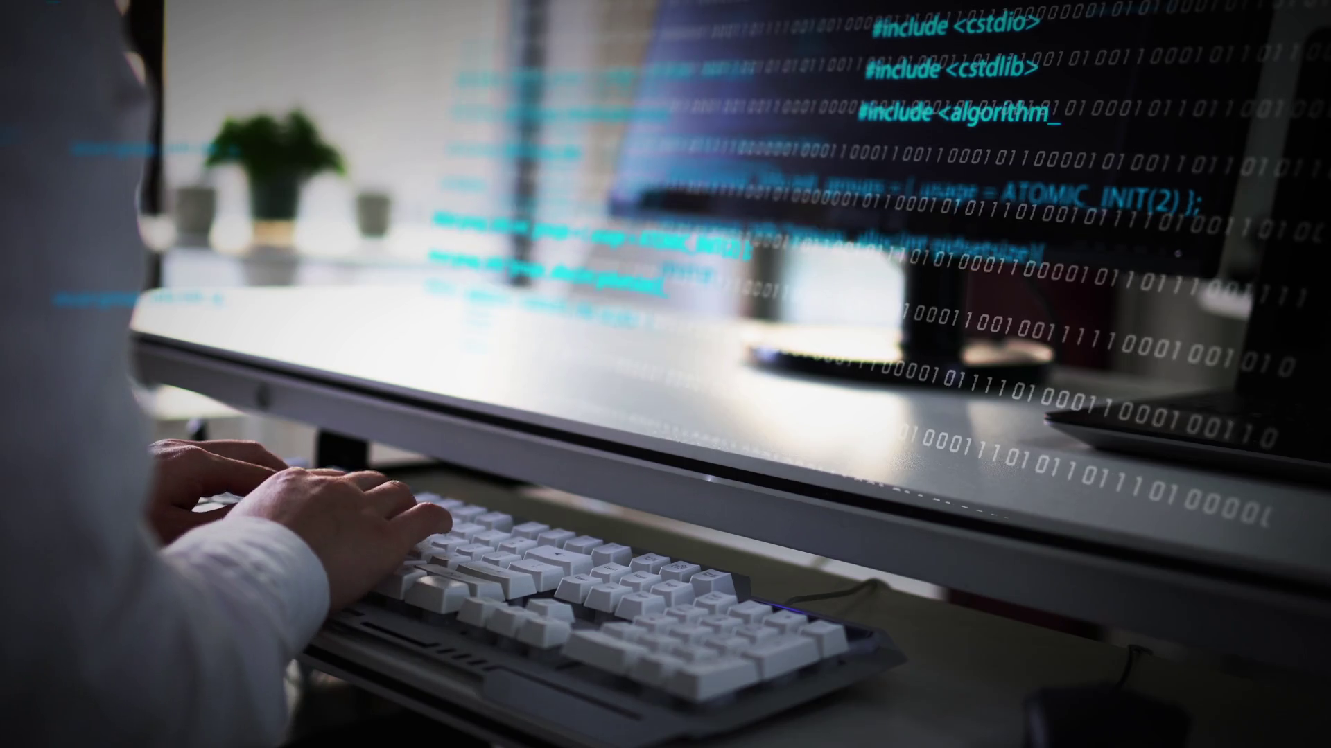 Programmers Write Artificial Intelligence Stock Footage SBV-347791801 ...