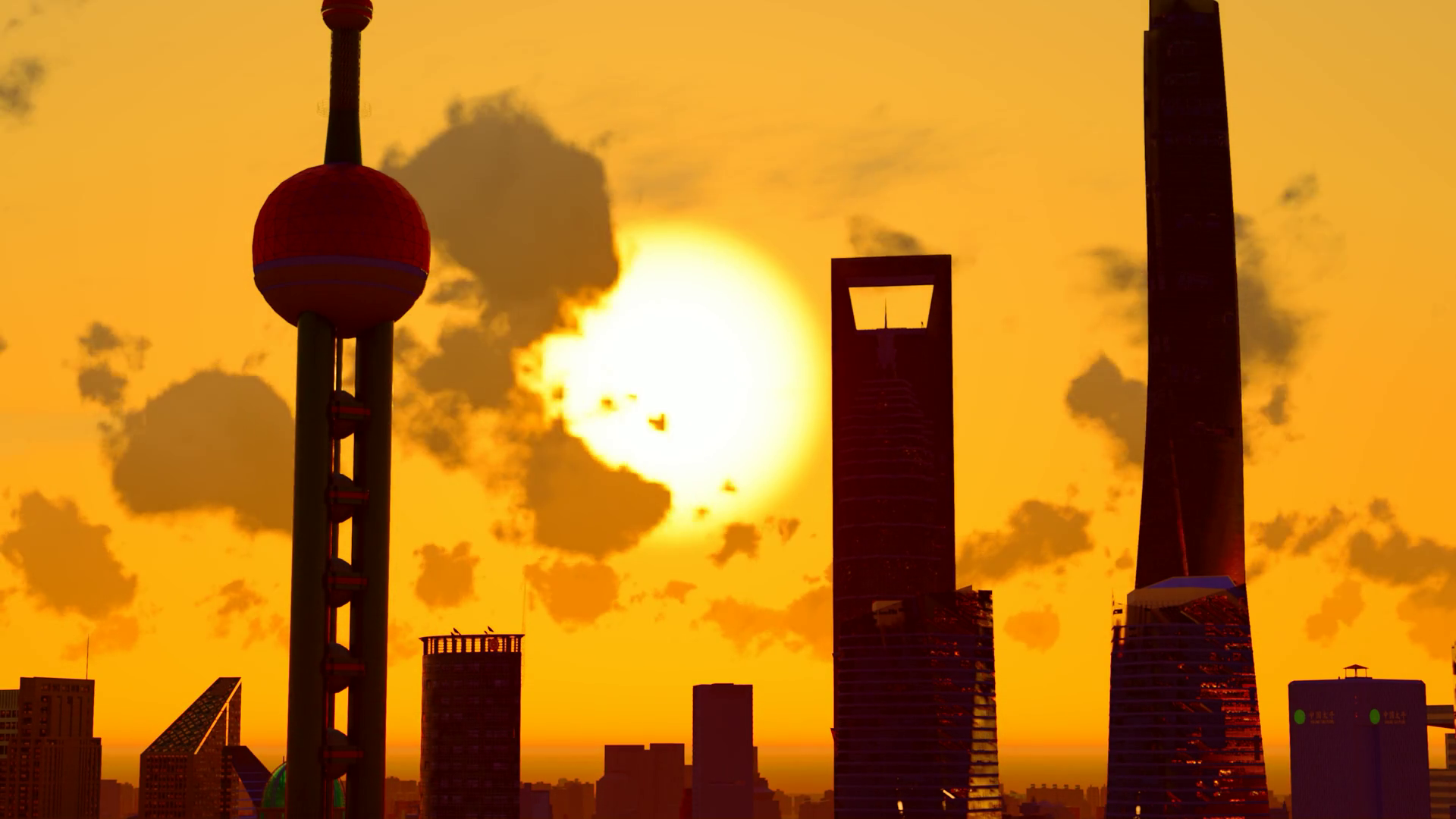 Shanghai Bund Oriental Pearl Tower Morning Stock Footage SBV-349986592 ...