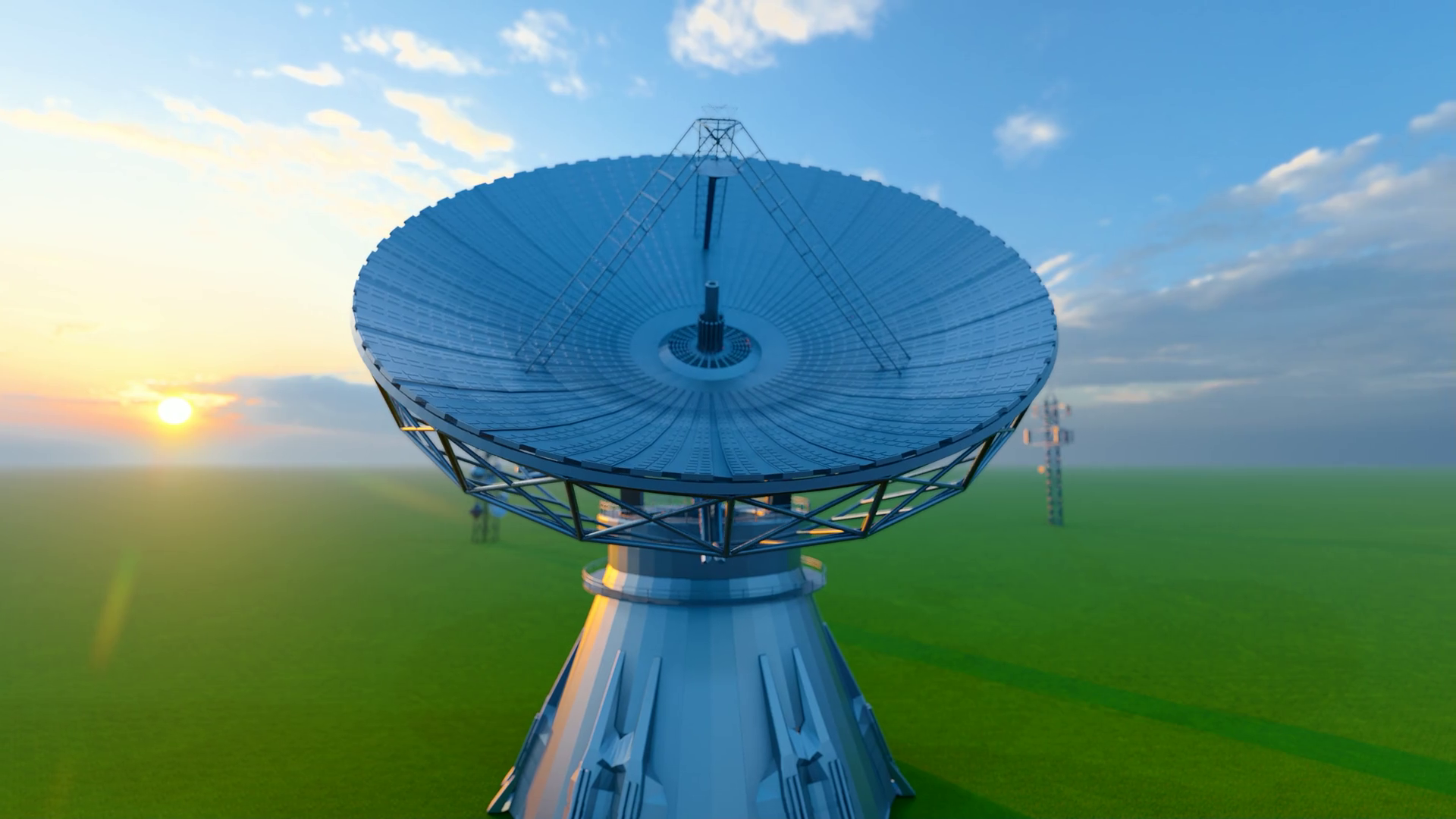 Space Astronomy Military Detection Radar Stock Footage SBV-348461730 ...