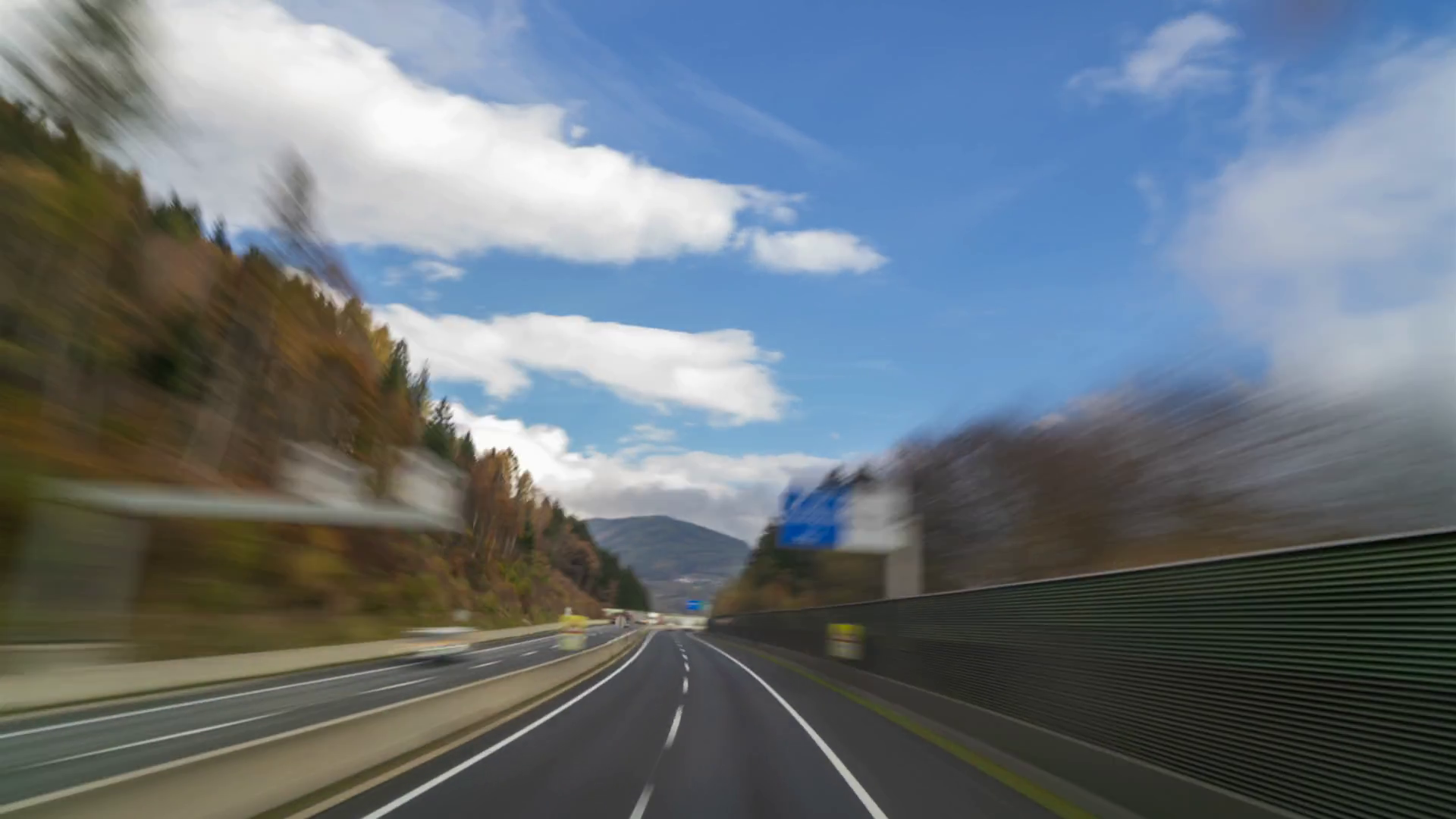 Austrian Highway Timelapse: Pov Traffic In Stock Footage SBV-347650912 ...