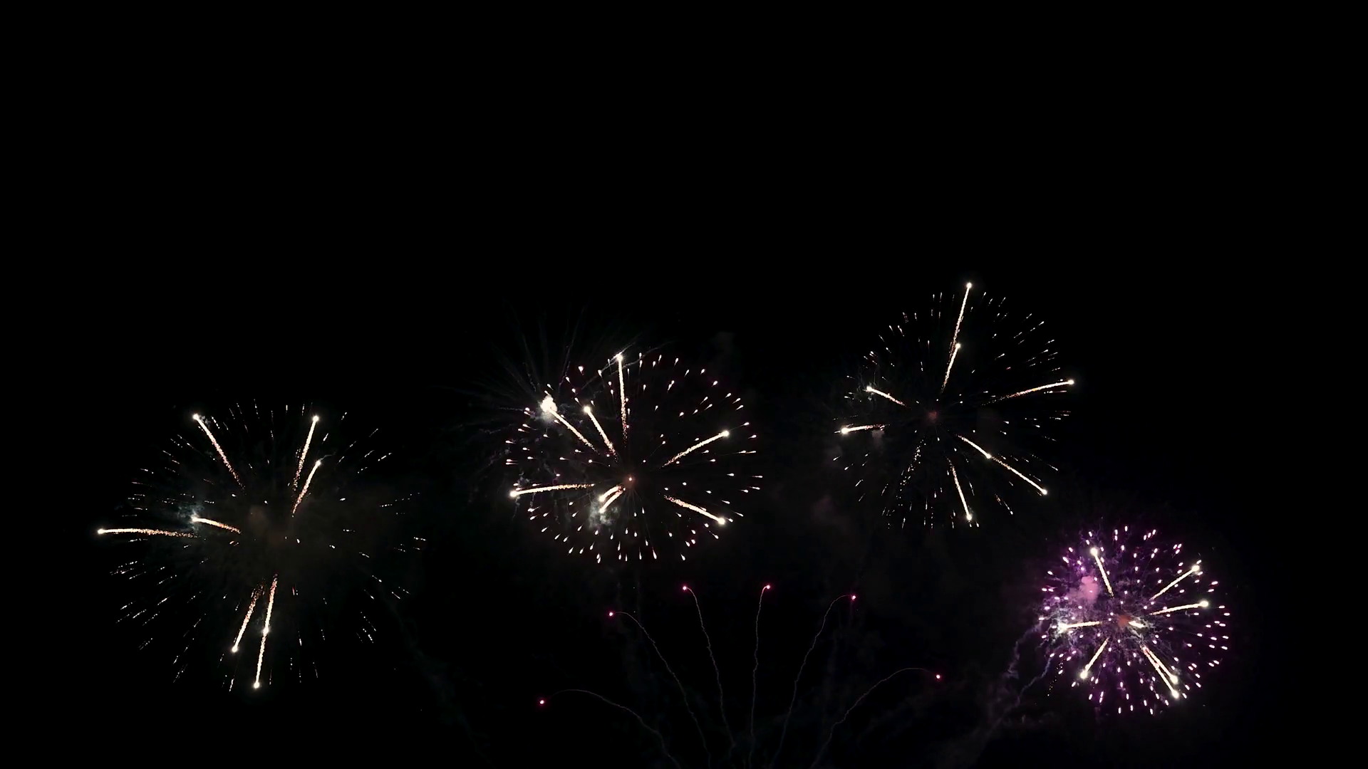 Real Fireworks Display Celebration Colorful Stock Footage SBV-348434577 ...