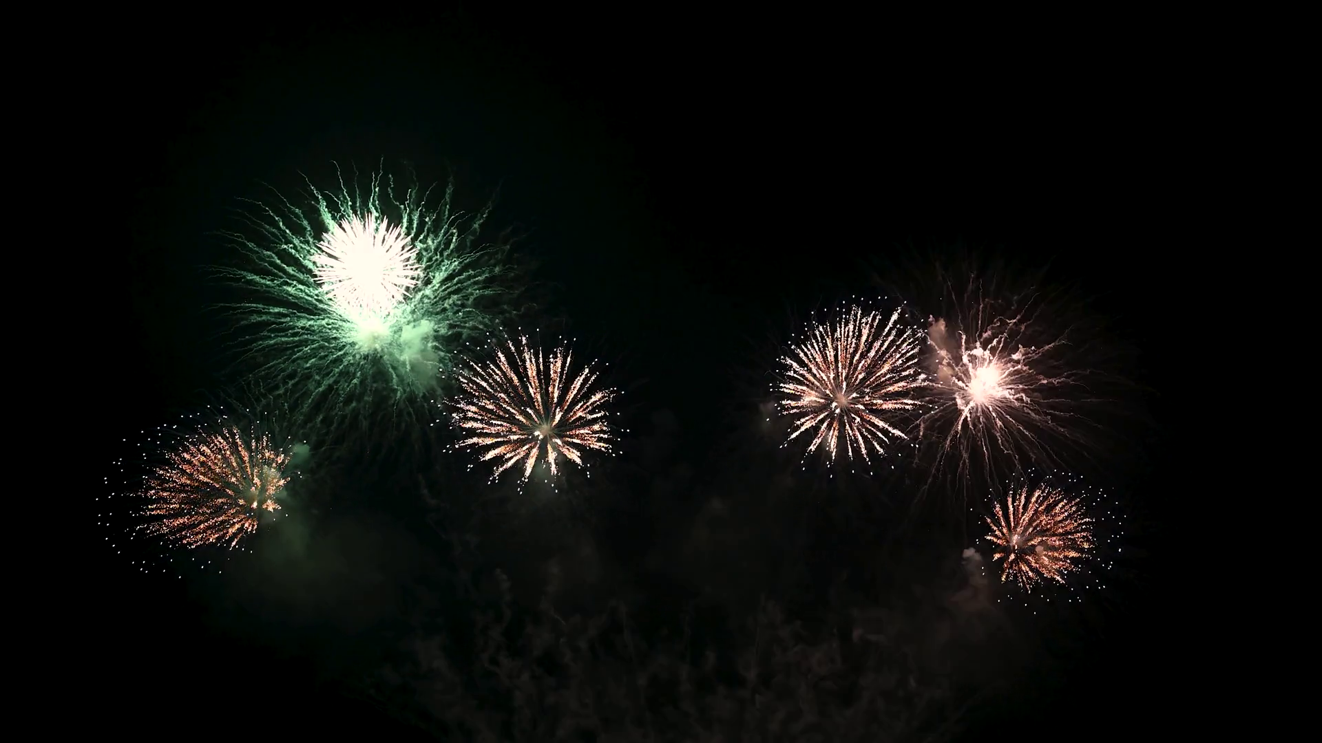 Seamless Looping Real Fireworks Display Stock Footage SBV-348468837 ...