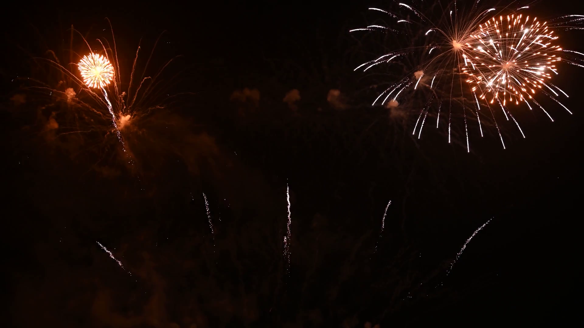 Real Fireworks Display Celebration Colorful Stock Footage SBV-348556251 ...