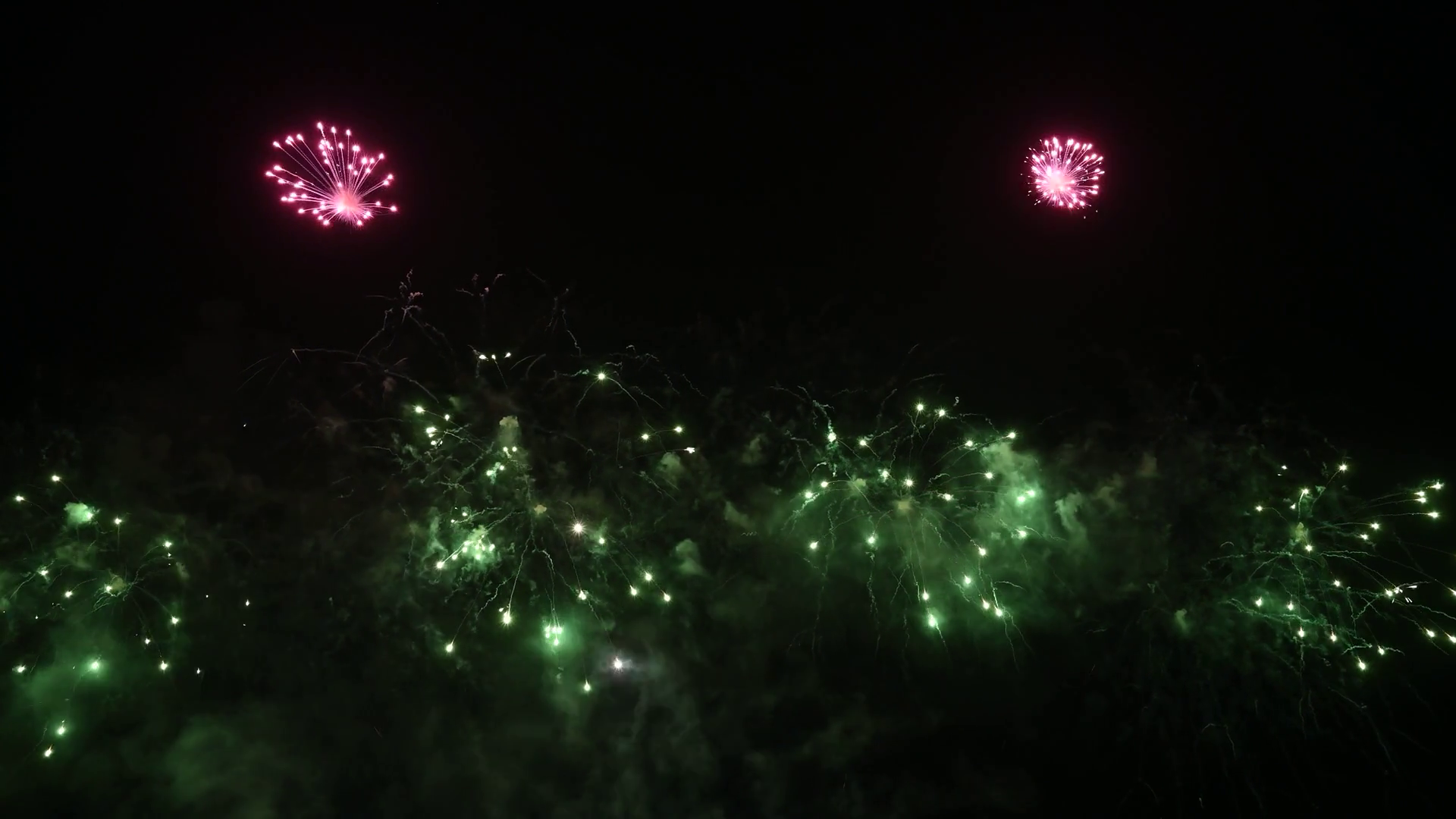Real Fireworks Display Celebration Colorful Stock Footage SBV-348556252 ...