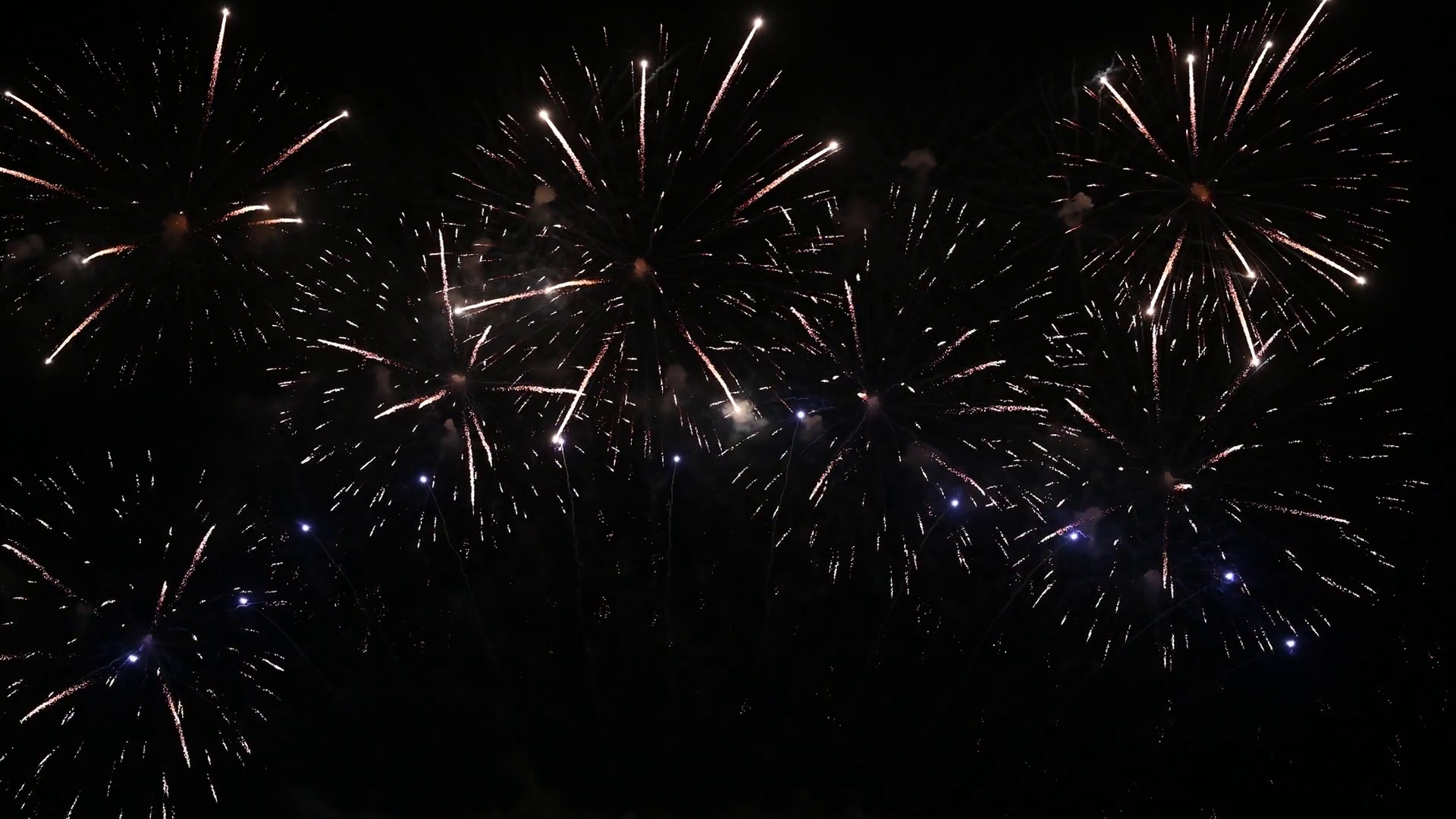 Seamless Looping Real Fireworks Display Stock Footage SBV-348468891 ...
