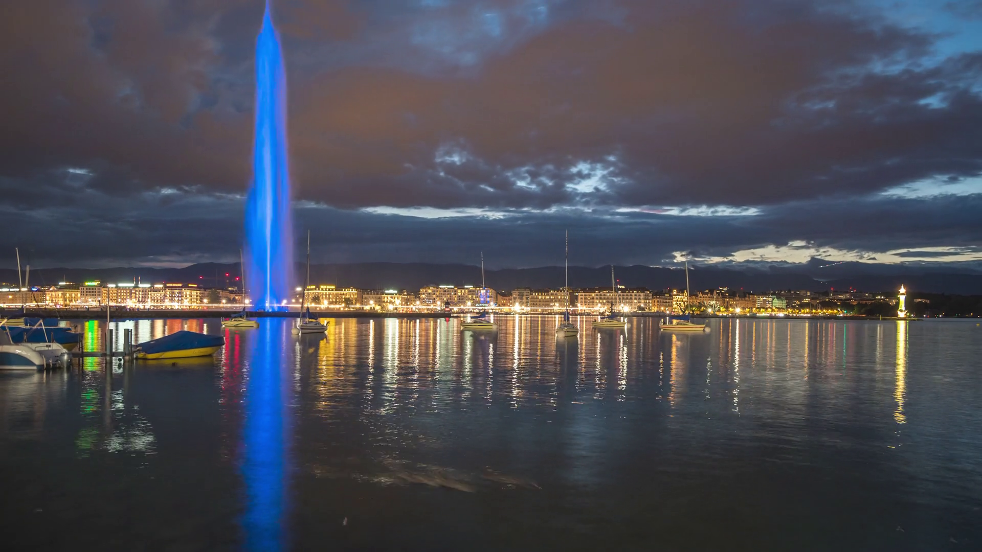 Geneva (geneve) Switzerland Time Lapse 4k Stock Footage SBV-348458533 ...