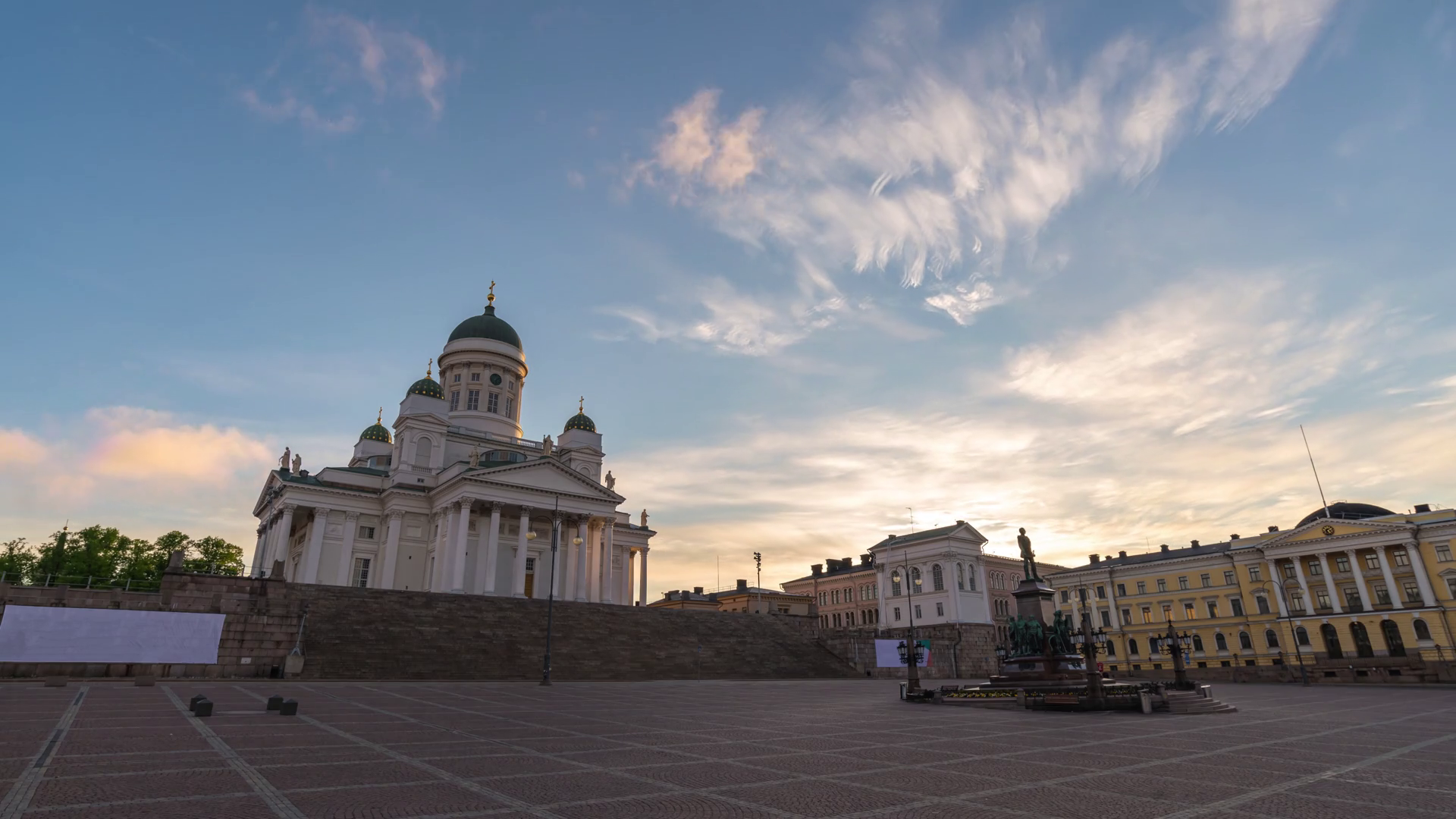 Helsinki Finland Time Lapse City Skyline Stock Footage SBV-348440059 ...