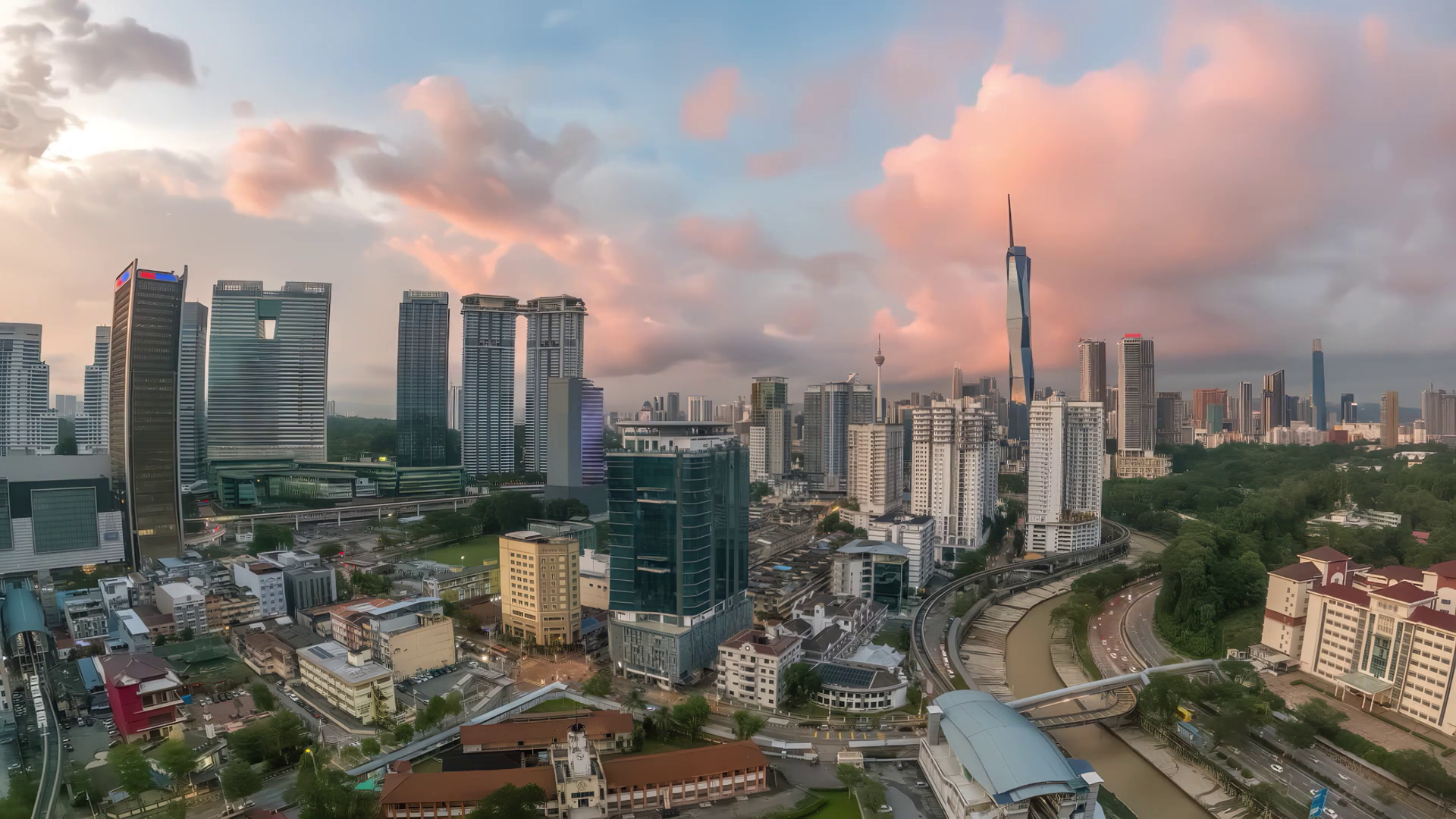 Kuala Lumpur Malaysia Time Lapse Day To Stock Footage SBV-352366803 ...