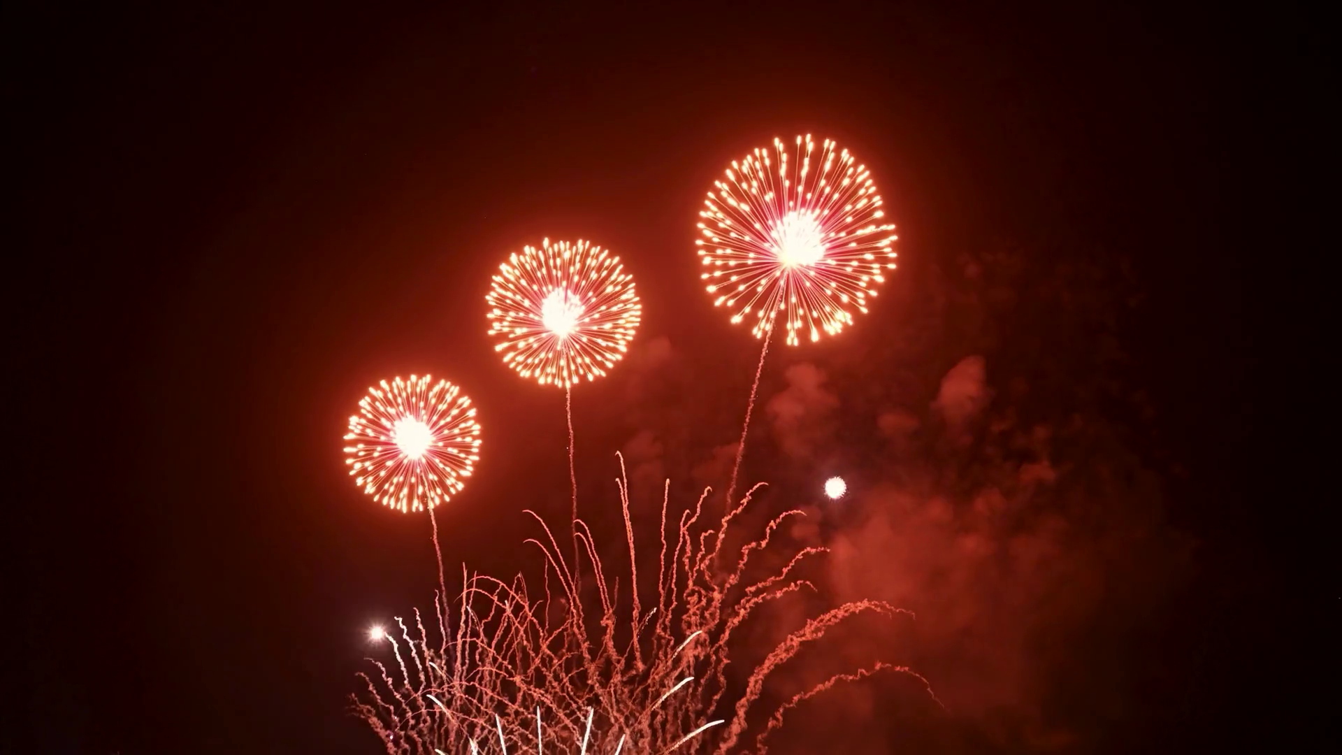 Seamless Looping Real Fireworks Display Stock Footage SBV-348468930 ...