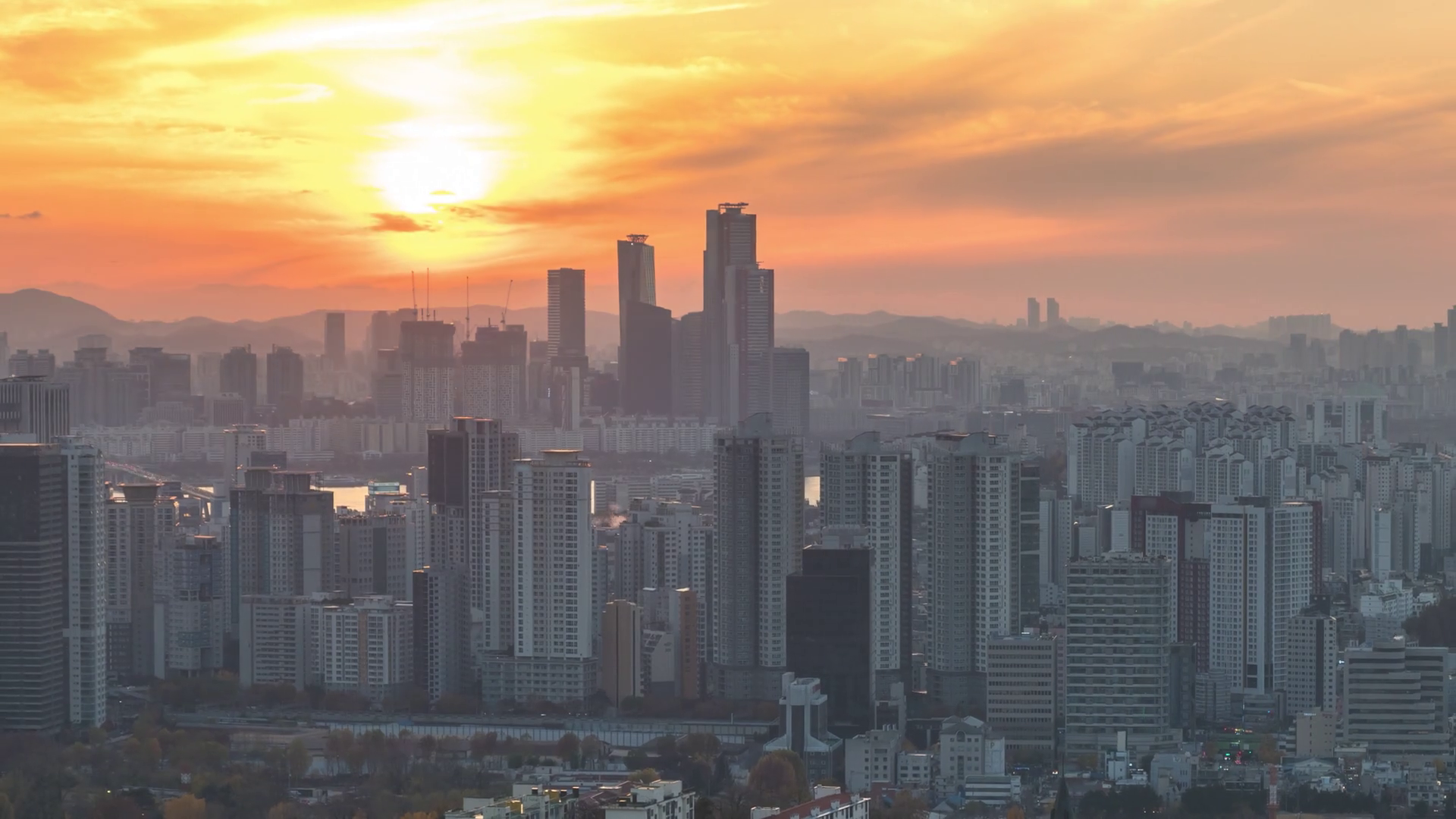 Seoul South Korea Time Lapse City Skyline Stock Footage SBV-348466711 ...
