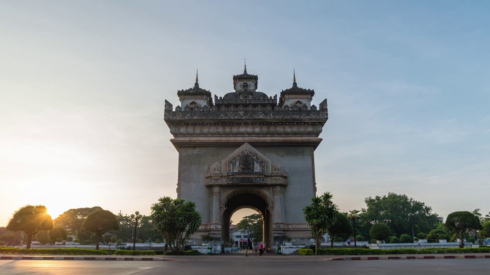Vientiane Laos Time Lapse City Skyline Stock Footage SBV-352359864 ...