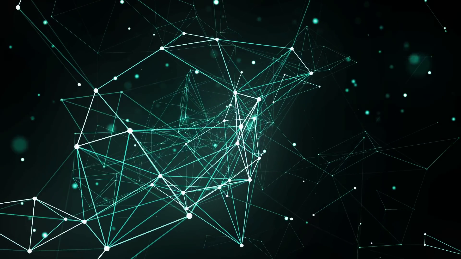 Abstract Glowing Connective Dots Animation Stock Motion Graphics SBV ...