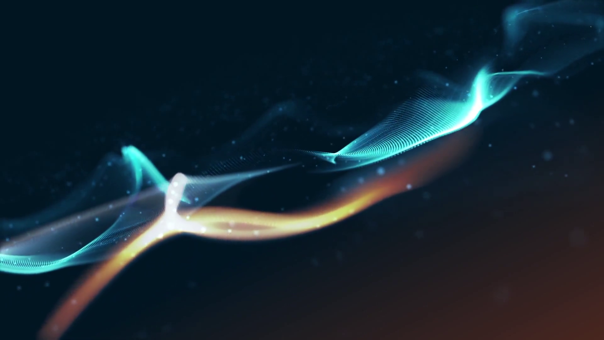 Blue Orange Particles Flow Animation Stock Motion Graphics SBV ...