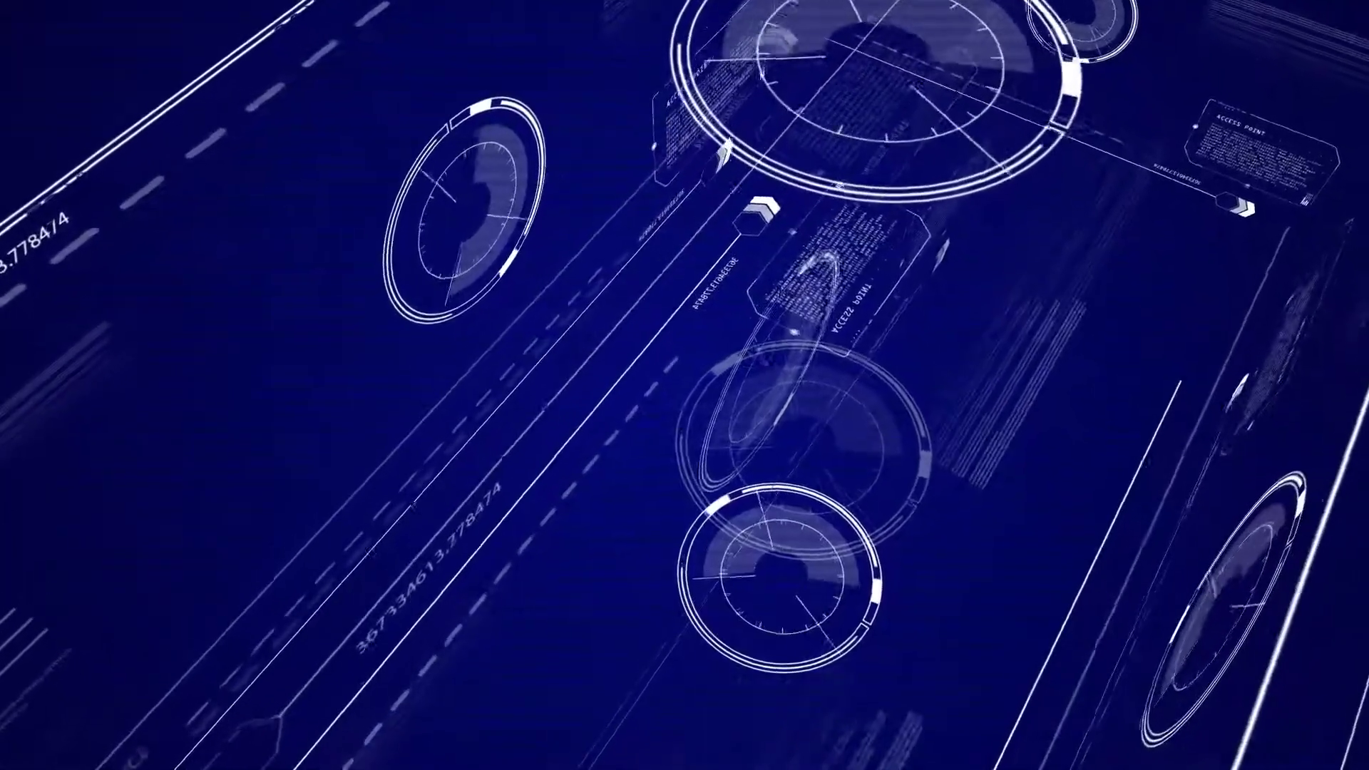 Blue Glowing Tech Background Animation Stock Motion Graphics SBV ...