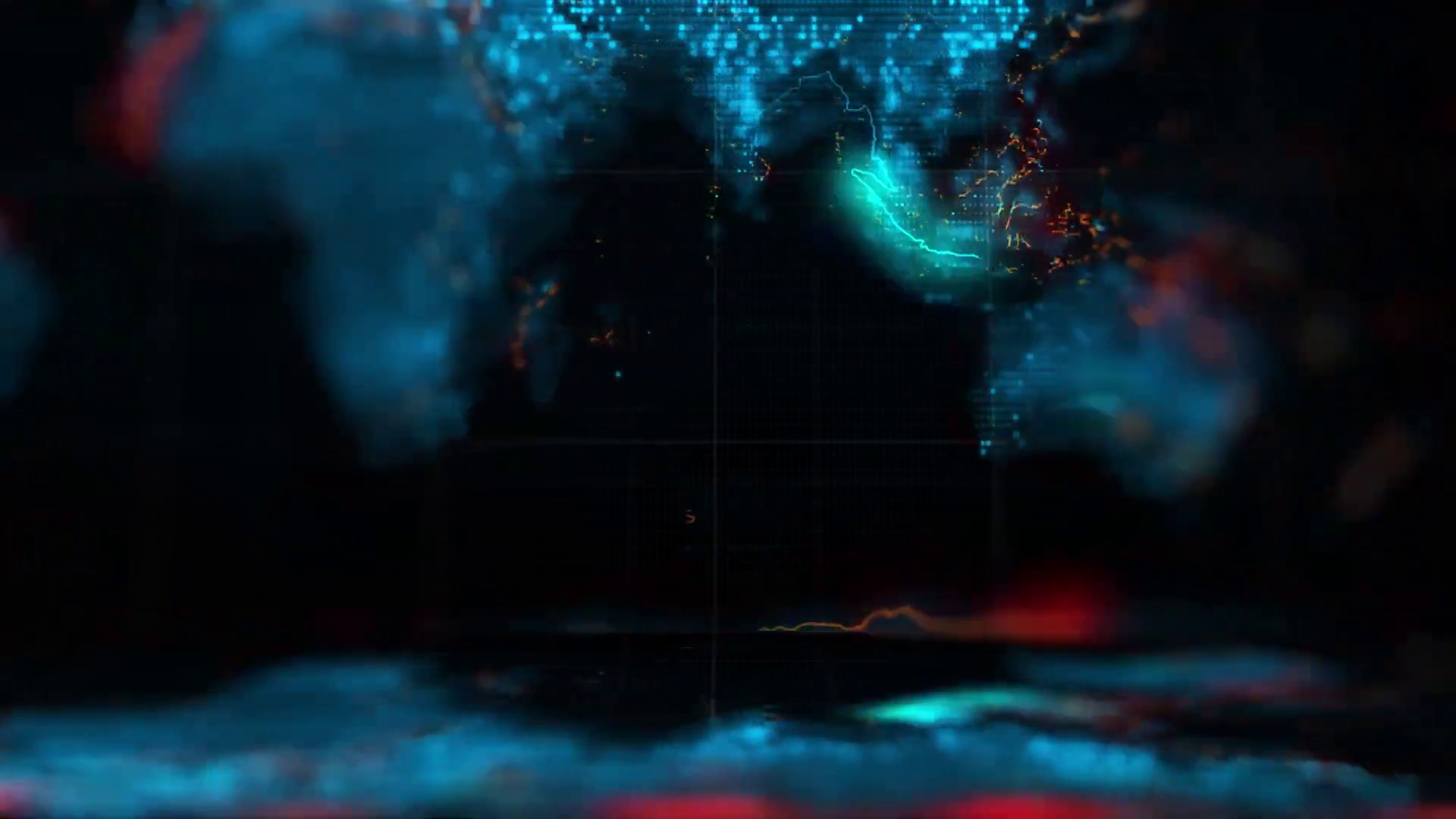 Digital World Map Moving Animation Stock Motion Graphics SBV-347781368 ...