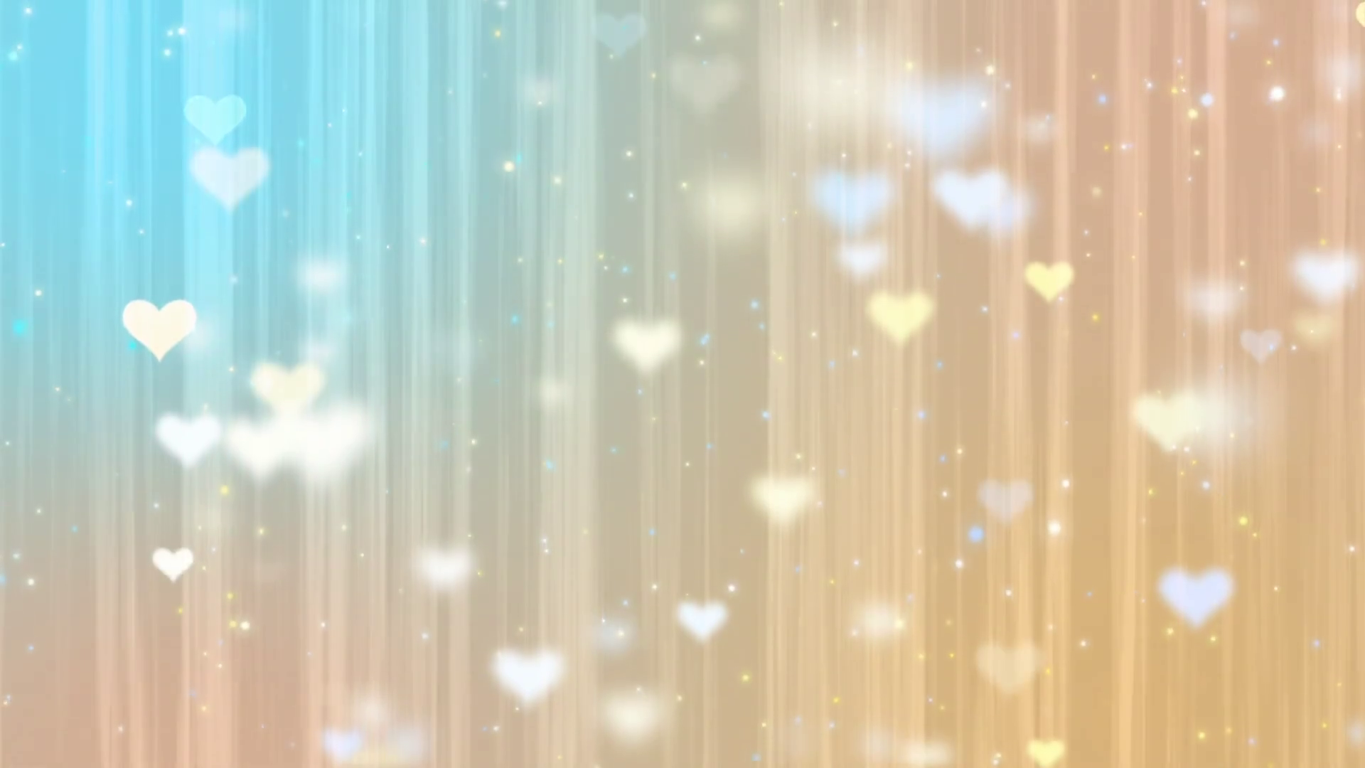Glowing Romantic Hearts Falling Animation Stock Motion Graphics SBV ...