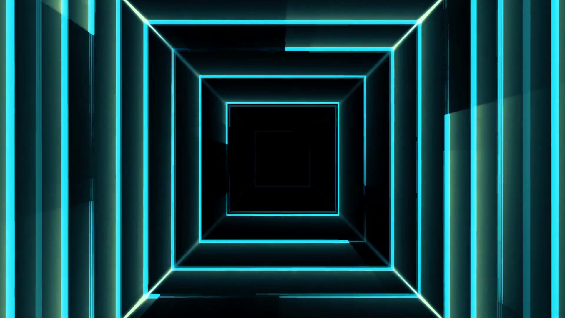 Green Blinking Neon Lights Square Tunnel Stock Motion Graphics SBV-347781381 - Storyblocks