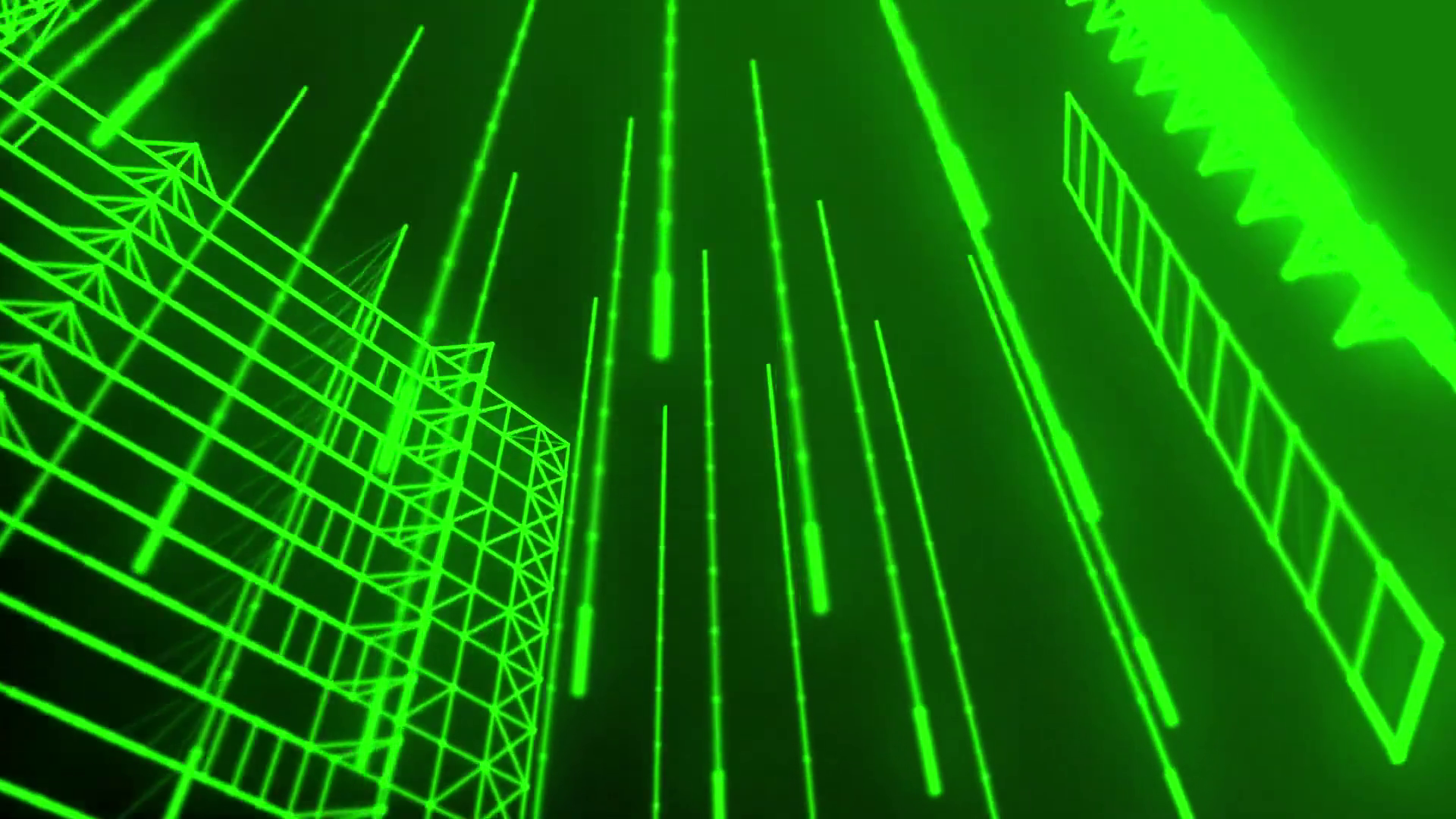 Green Glitter Lights Lines Animation Stock Motion Graphics SBV ...