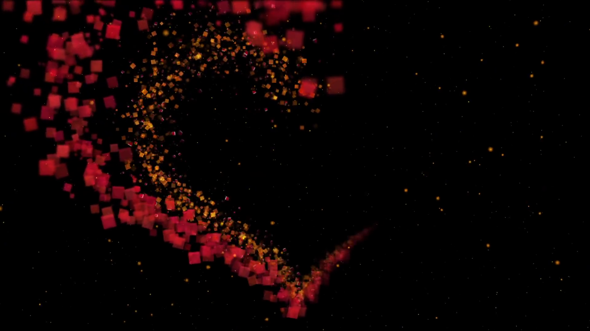 Red Glittering Heart Shaped Tunnel Romantic Stock Motion Graphics SBV ...
