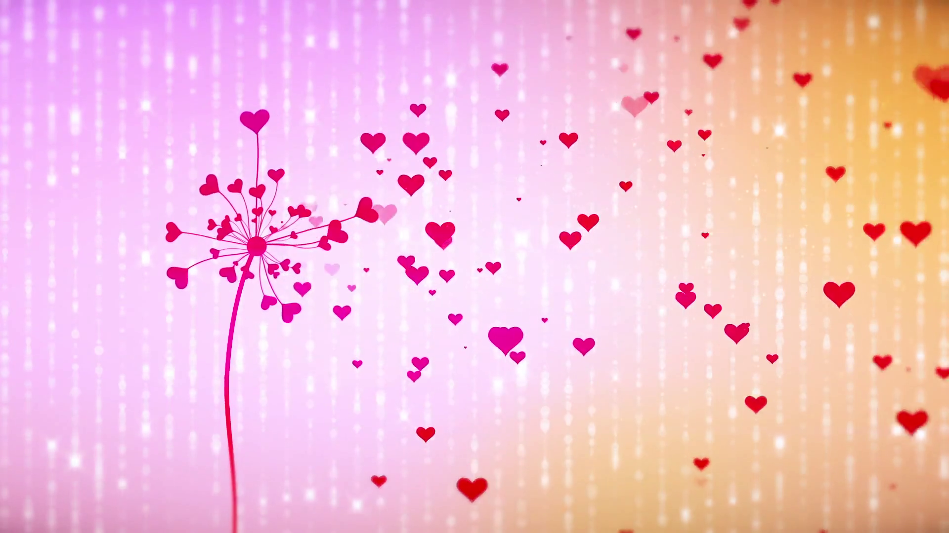 Red Glowing Hearts Romantic Motion Background Stock Motion Graphics SBV ...