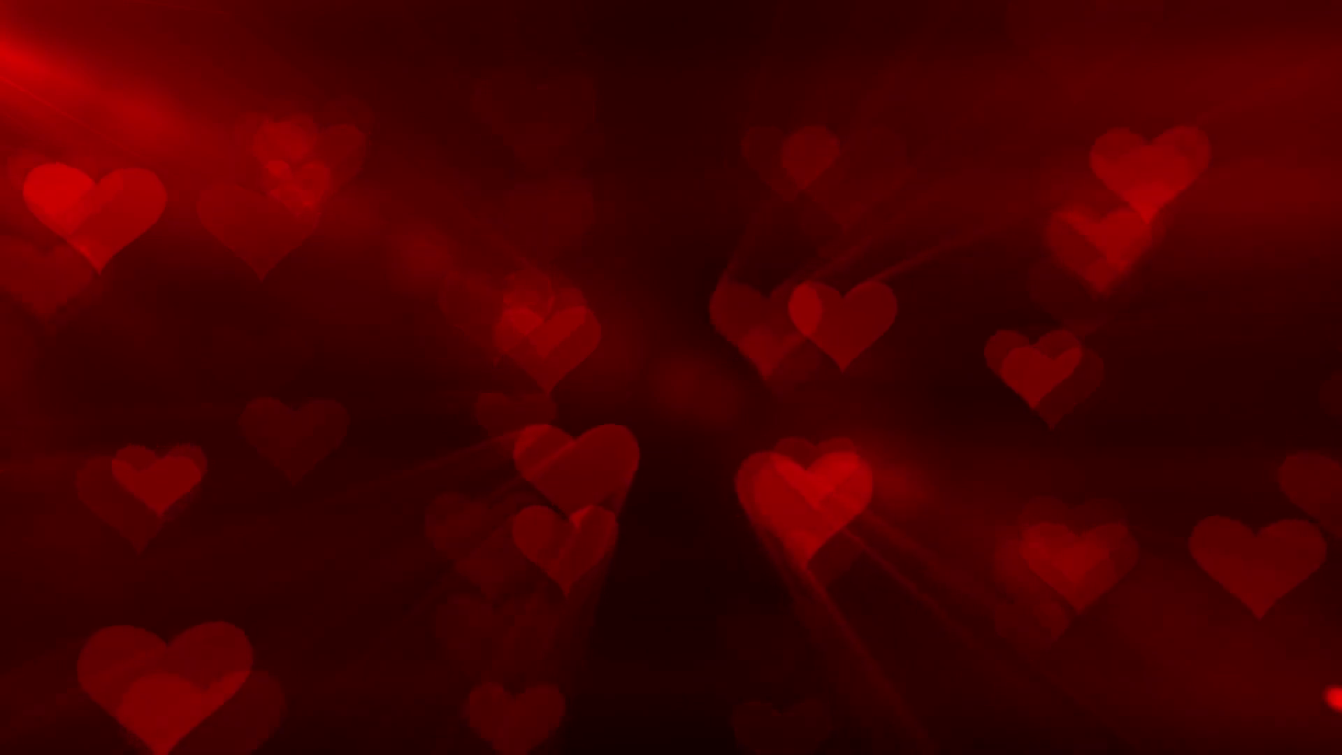 Red Glowing Romantic Hearts Animation Stock Motion Graphics SBV ...