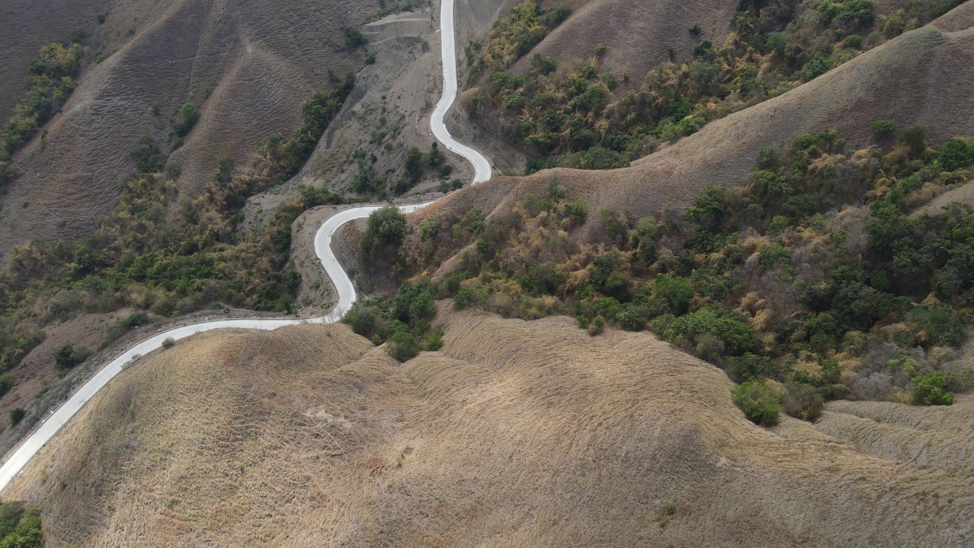 Aerial Drone View Of Road In Golomori Island Stock Footage SBV ...