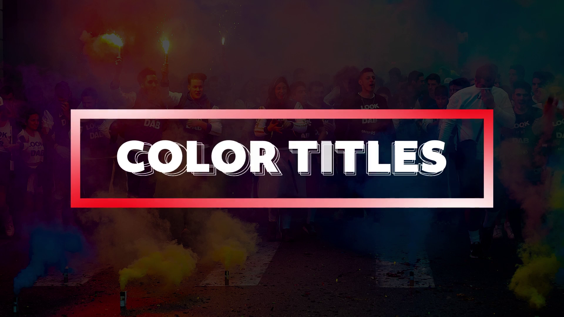 AE Template: Colorful Titles Effects SBV-347217634 - Storyblocks