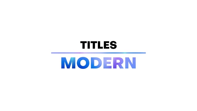 Modern Intro Templates Royalty-Free - Storyblocks