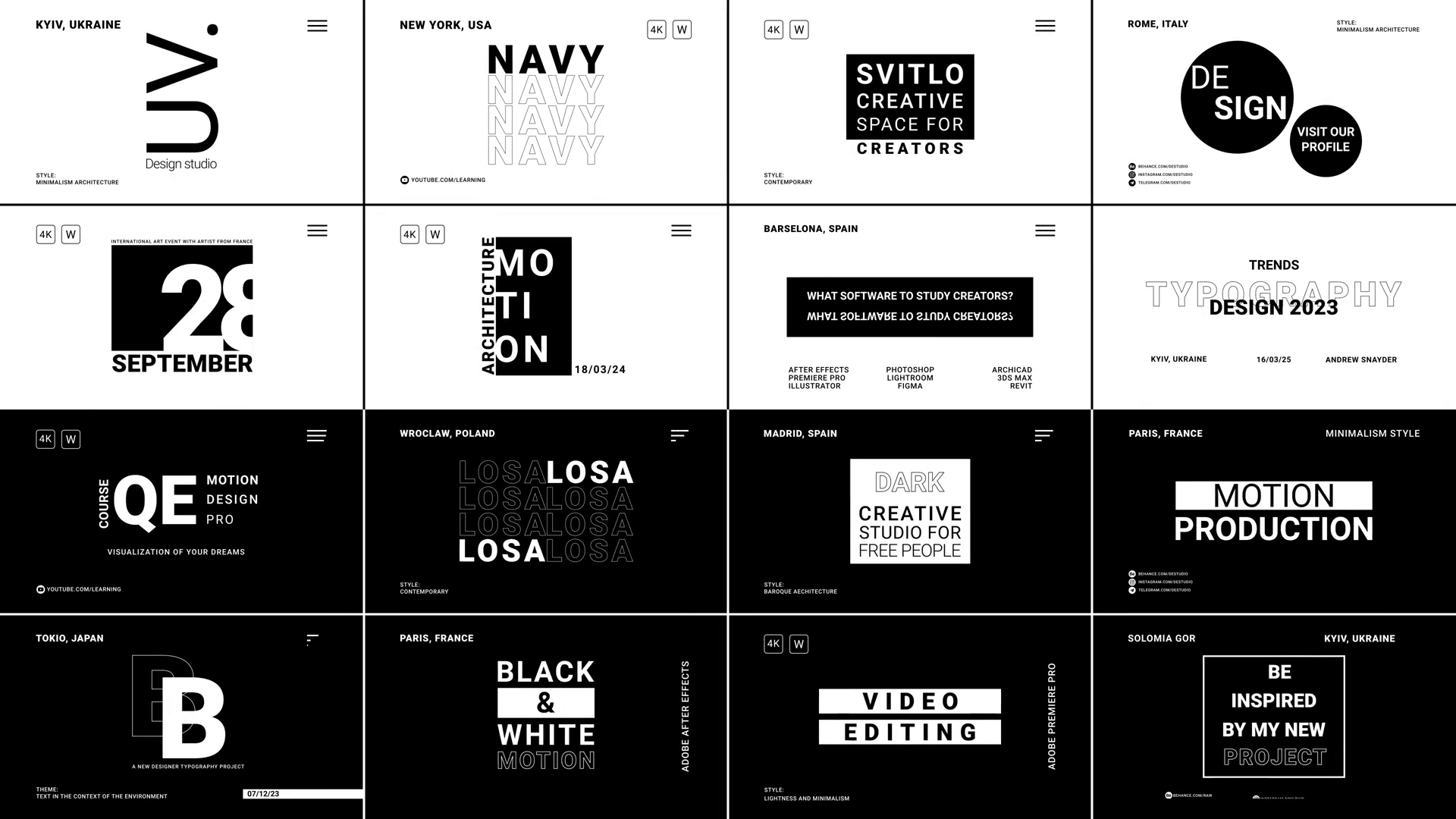 Rhythm Black Titles DaVinci Resolve Template SBV-348783221 - Storyblocks