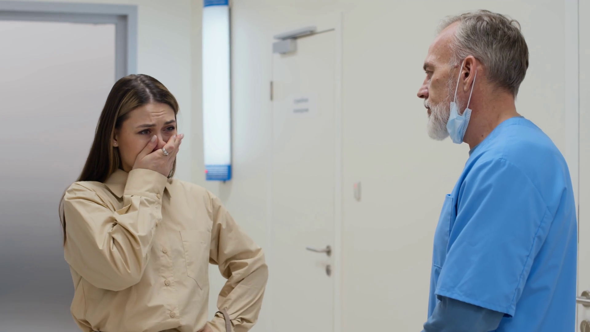 Distressed Young Caucasian Woman Breaking Stock Footage SBV-352231272 ...