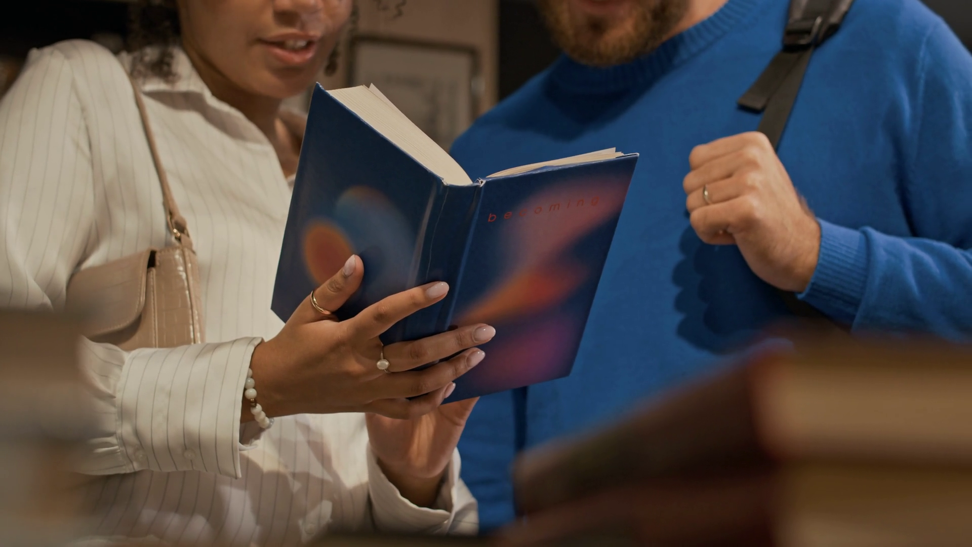 Cropped Shot Of Man Woman Closely Examining Stock Footage SBV-352222522 ...
