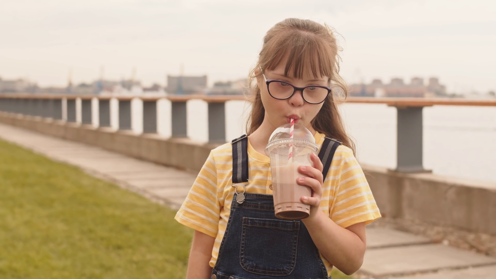 Medium Slowmo Portrait Of Pretty 11-year-old Stock Footage SBV ...
