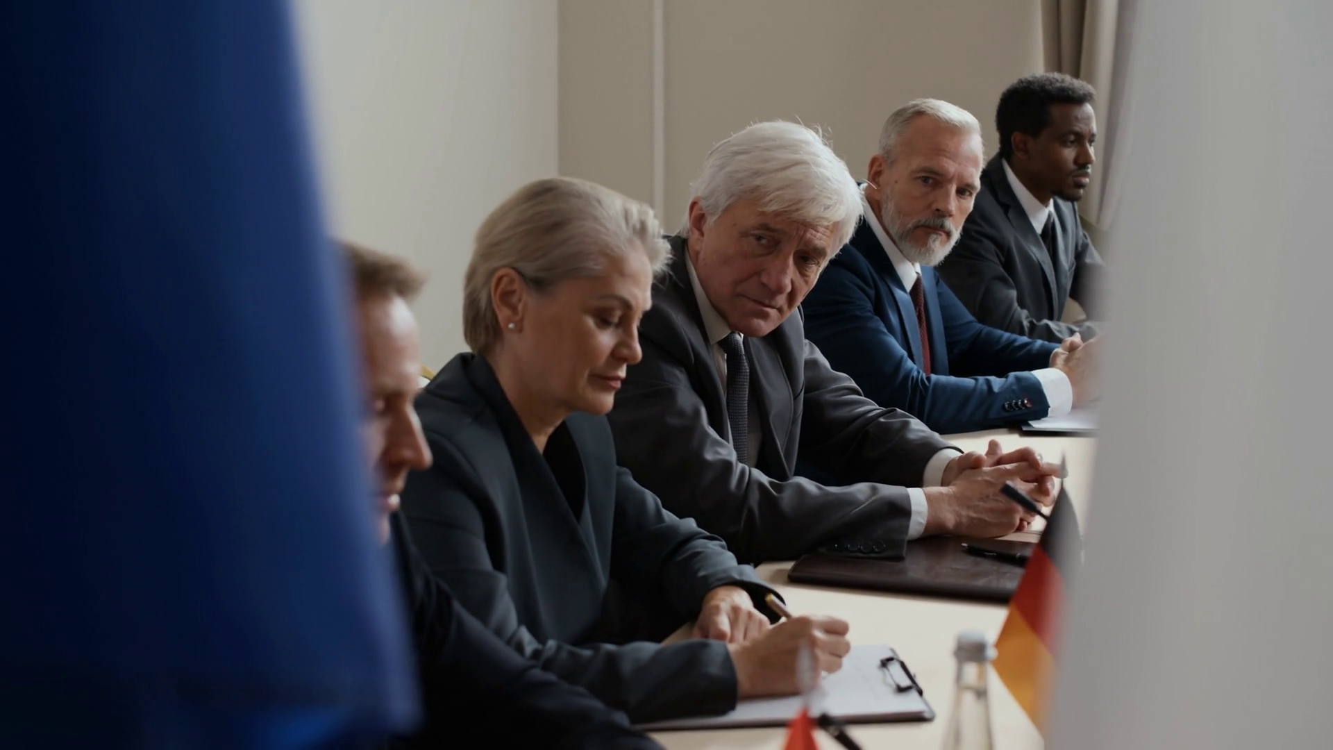 Group Of Male Female Government Officials Stock Footage SBV-353057357 ...
