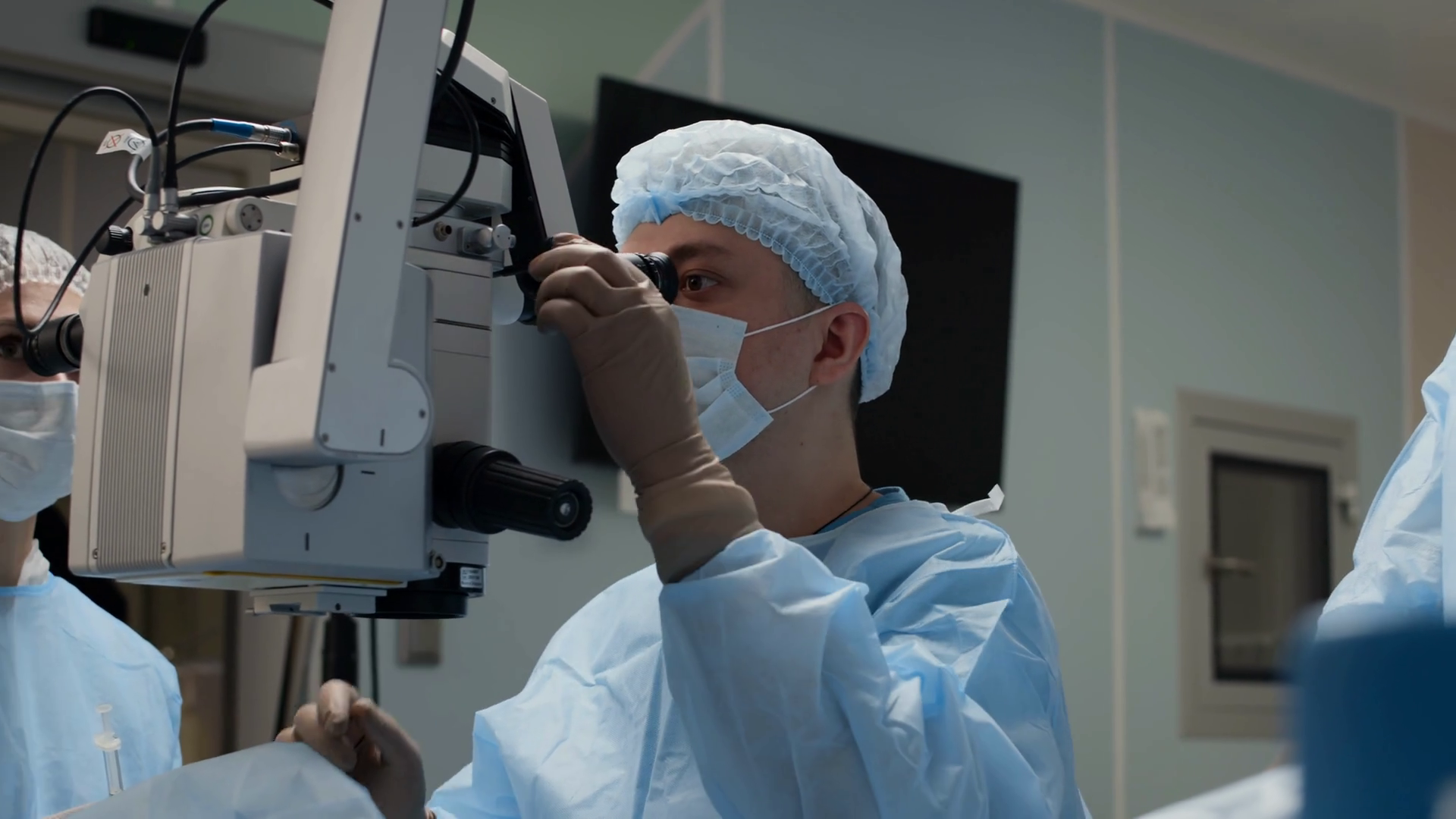 Ophthalmic Surgeon With Assistants Stock Footage SBV-352232161 - Storyblocks