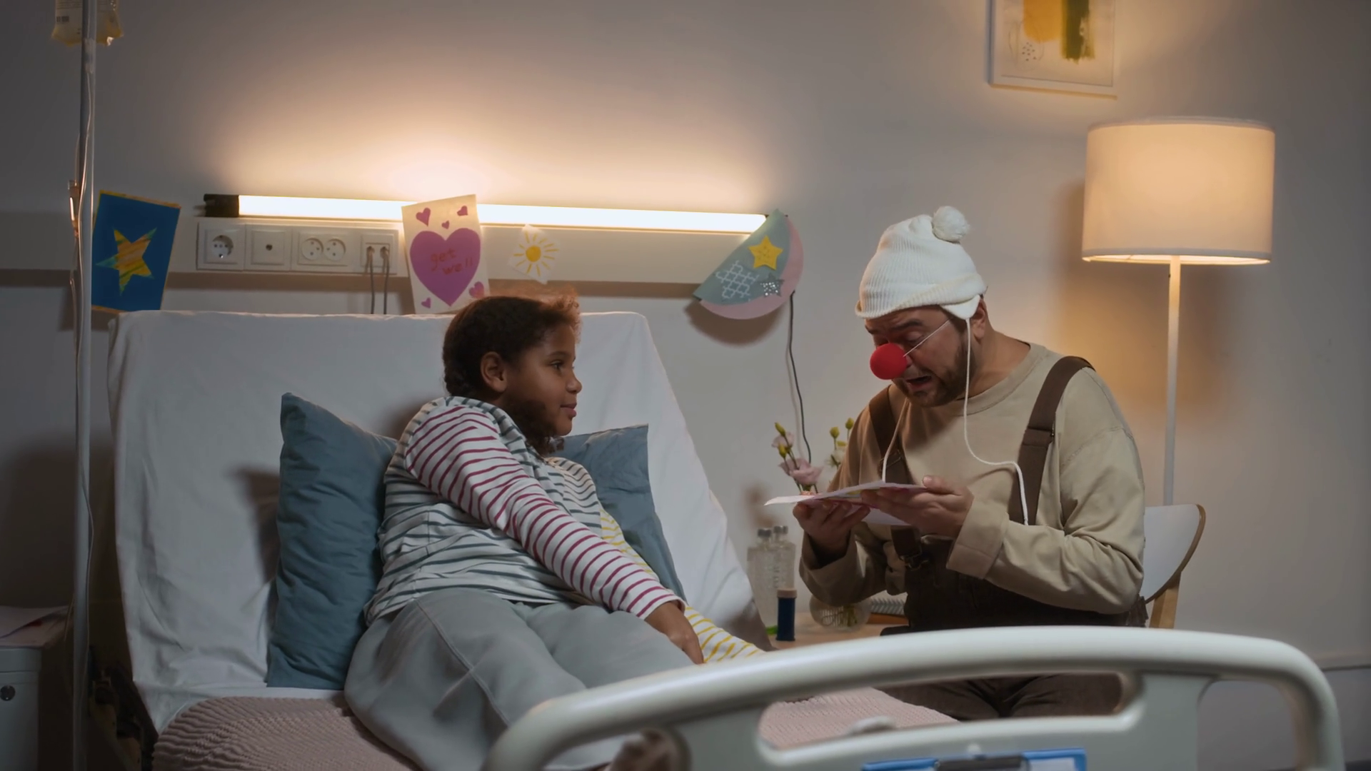 Little African American Girl Lying On Stock Footage SBV-351820896 ...