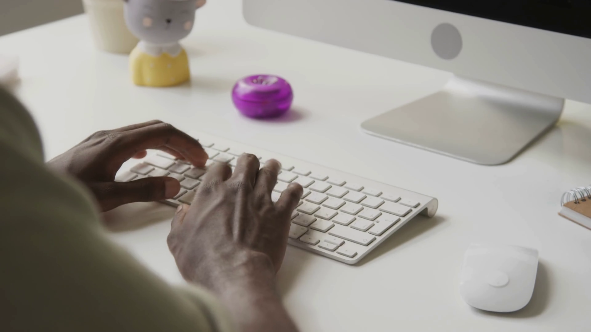 Over Shoulder Shot Of Unrecognizable Hands Stock Footage SBV-348655862 - Storyblocks